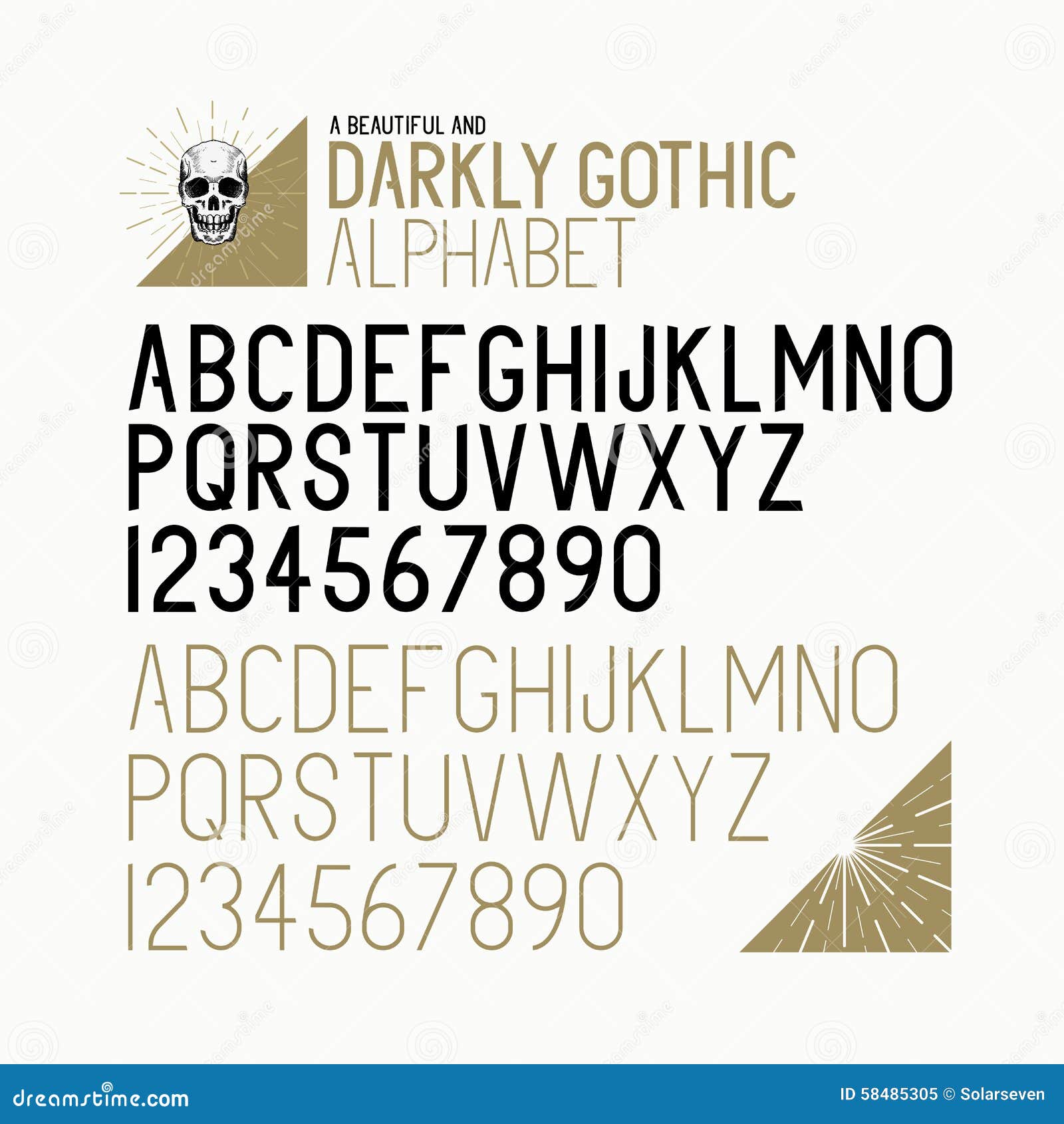 Modern Vector Alphabet stock vector. Illustration of strokes - 58485305