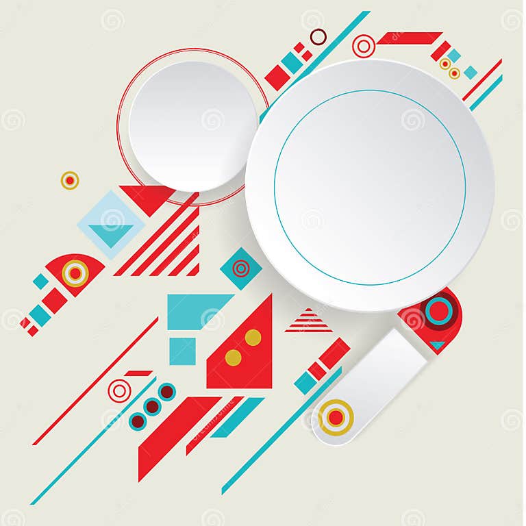 Modern Vector Aztec Frame for Material Design Stock Vector ...