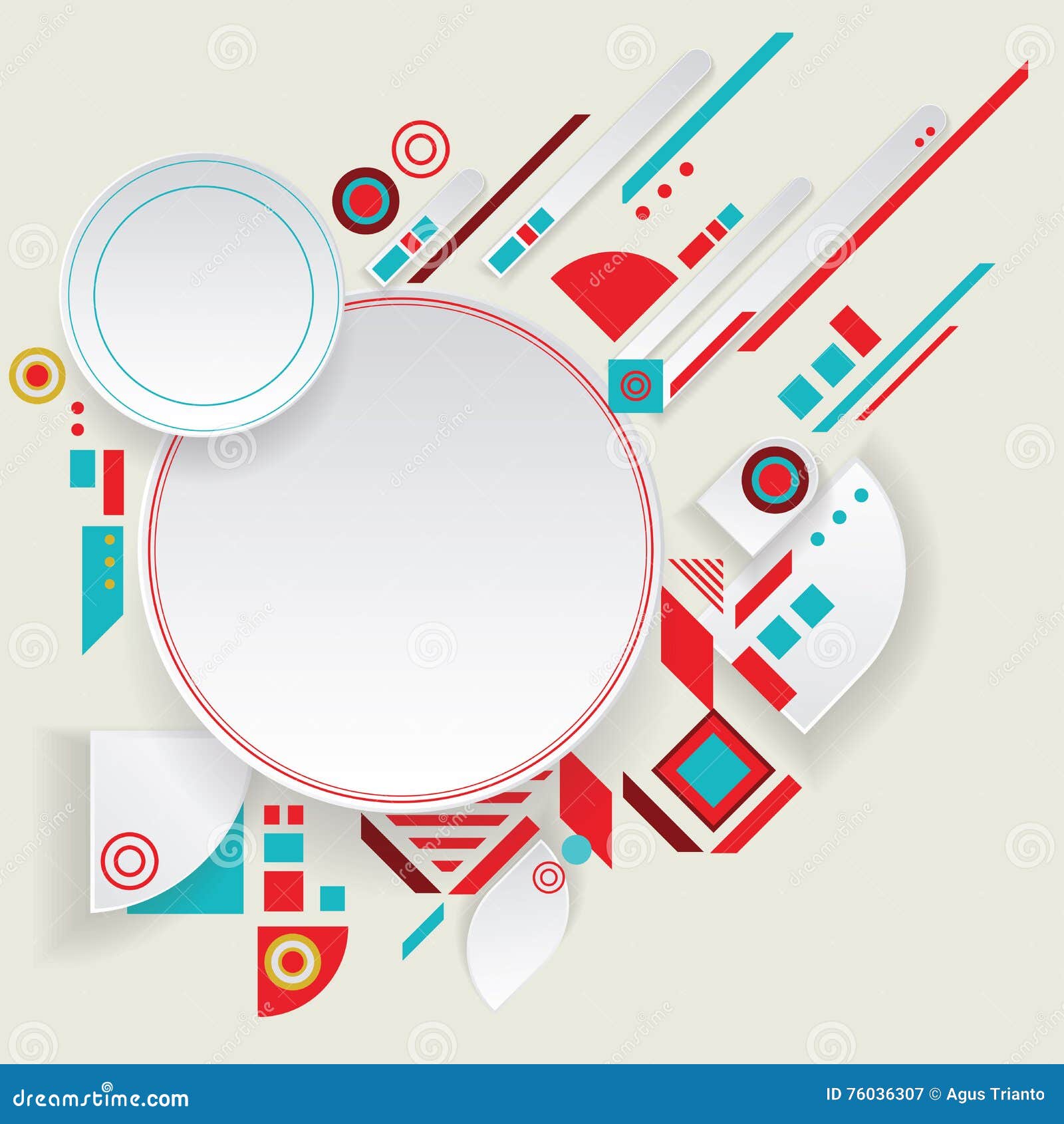 Modern Vector Aztec Frame for Material Design Stock Vector ...