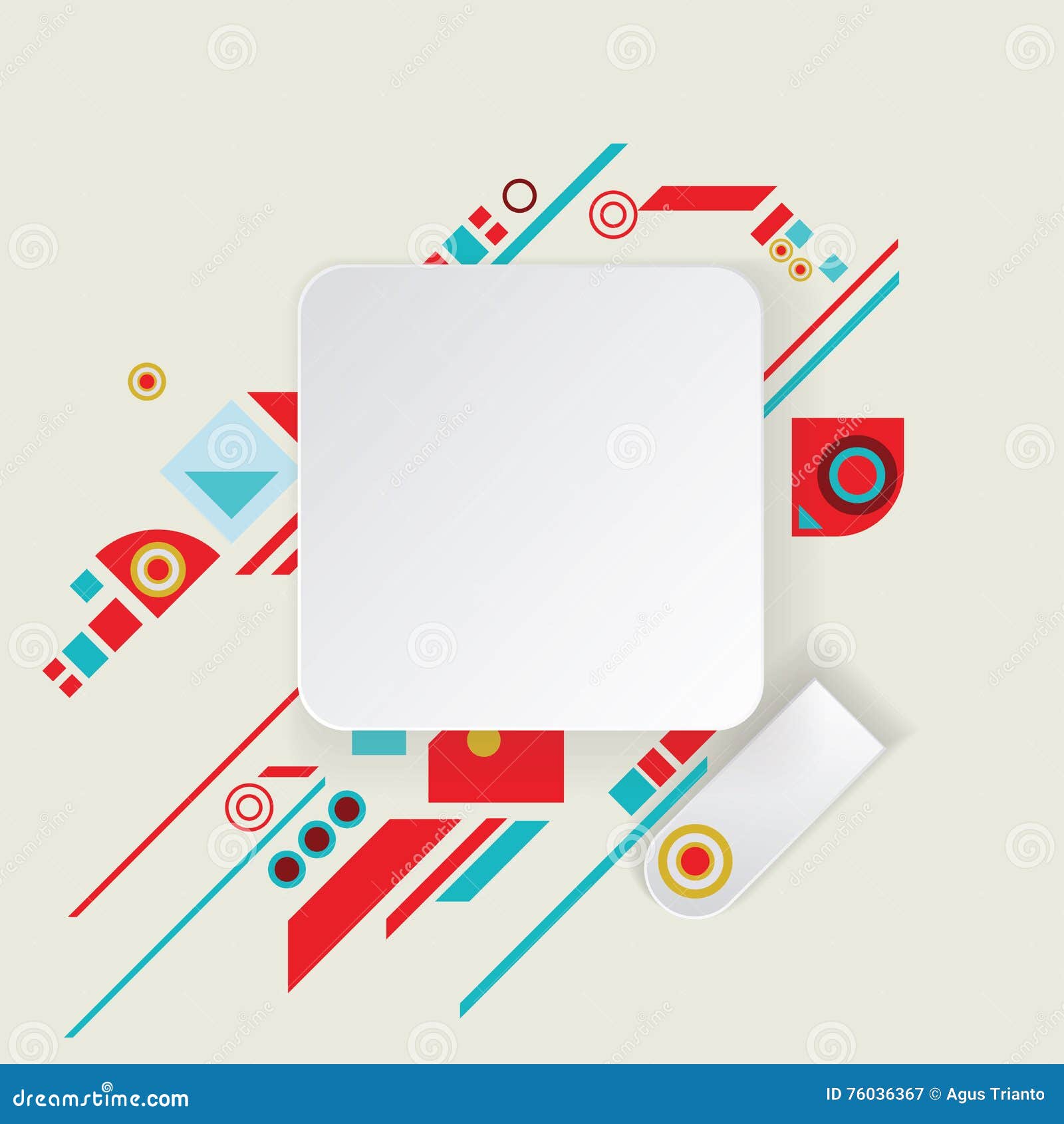Modern Vector Aztec Frame for Material Design Stock Vector ...