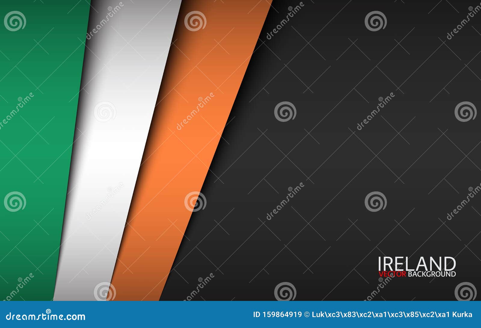 Made In Ireland Seal Or Stamp. Round Hologram Sign For Label Design And ...