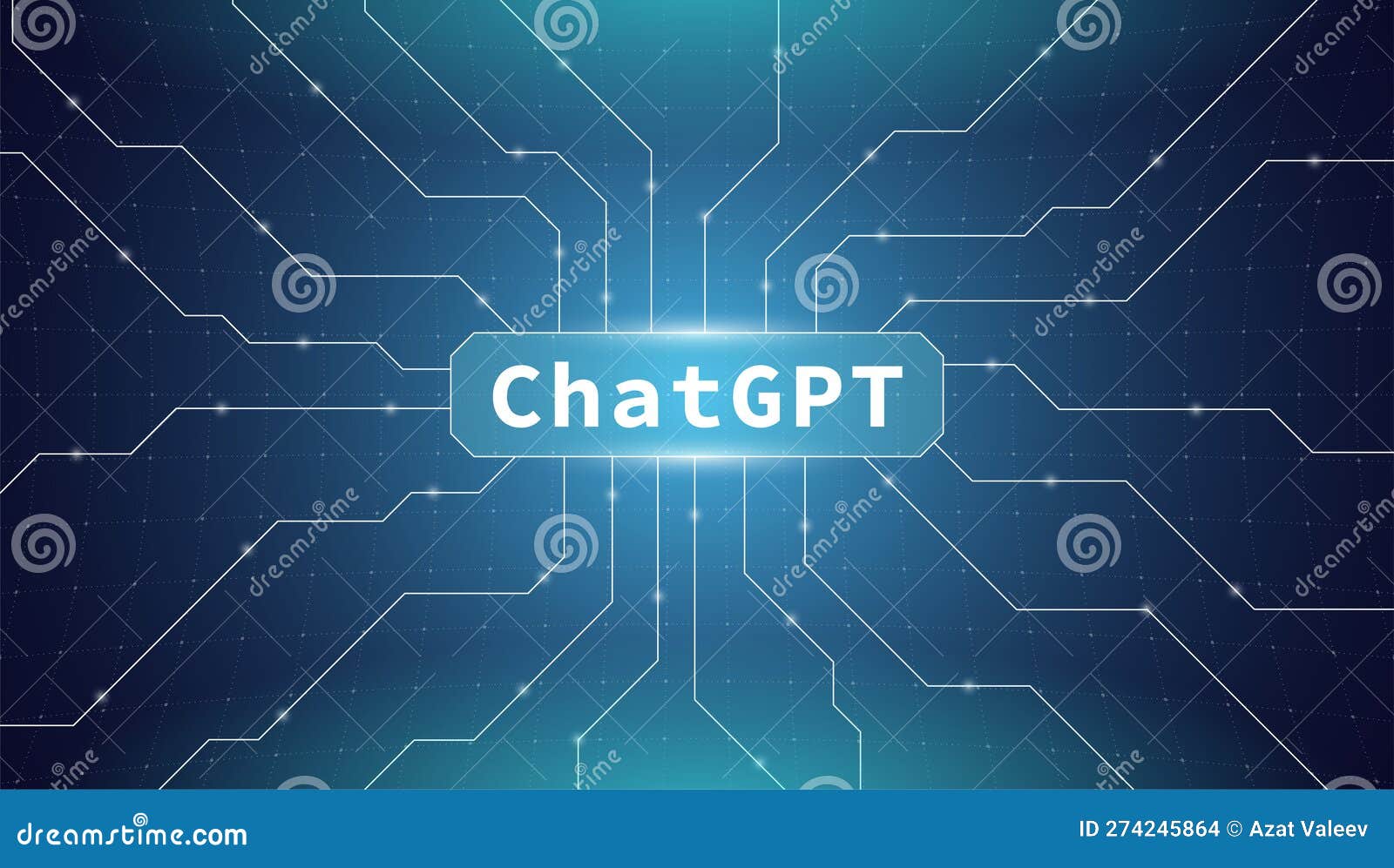 Modern Vector Banner ChatGPT. AI-powered Chatbot Utilizing OpenAI GPT ...