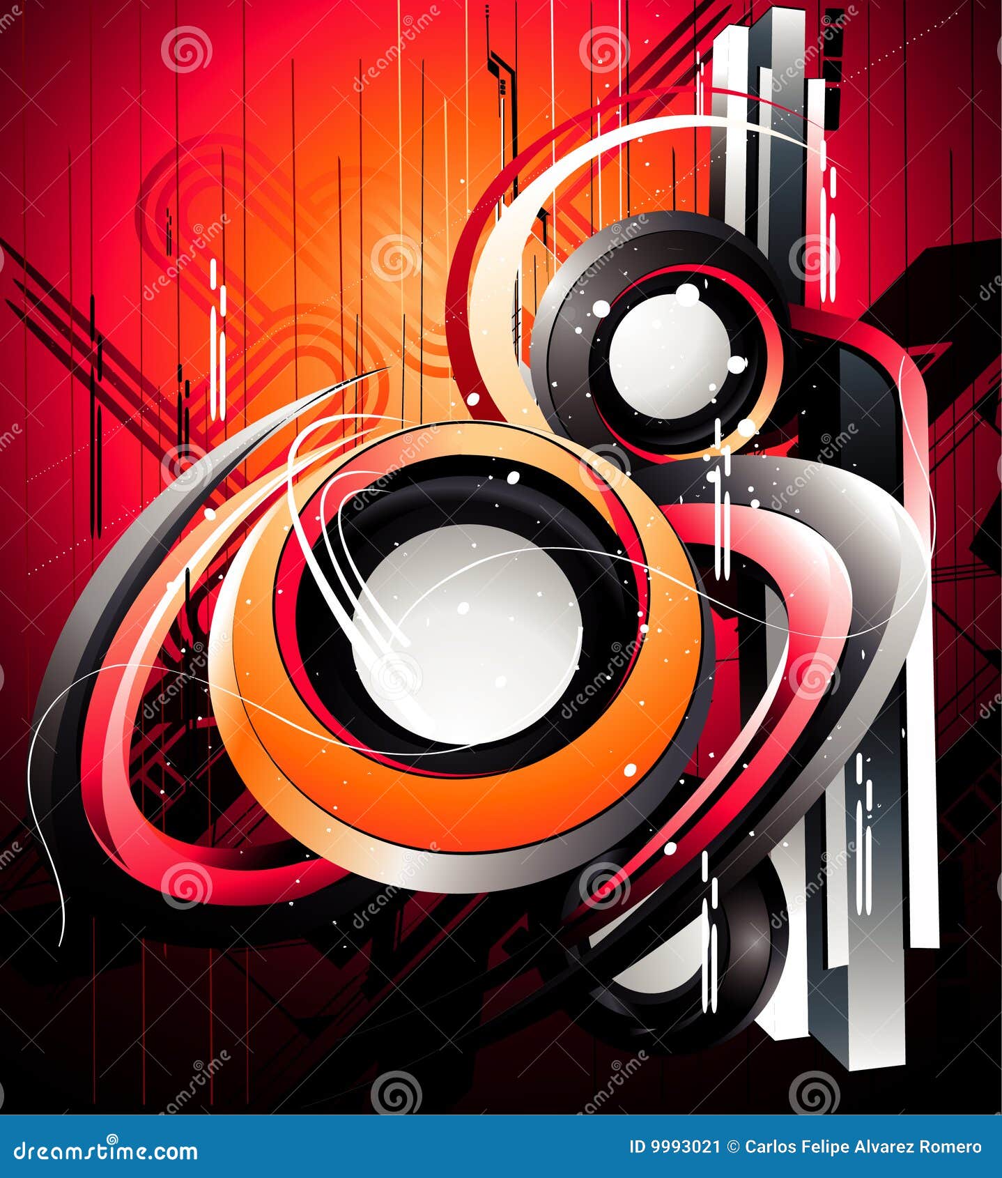 Modern vector composition stock vector. Illustration of gradient - 9993021