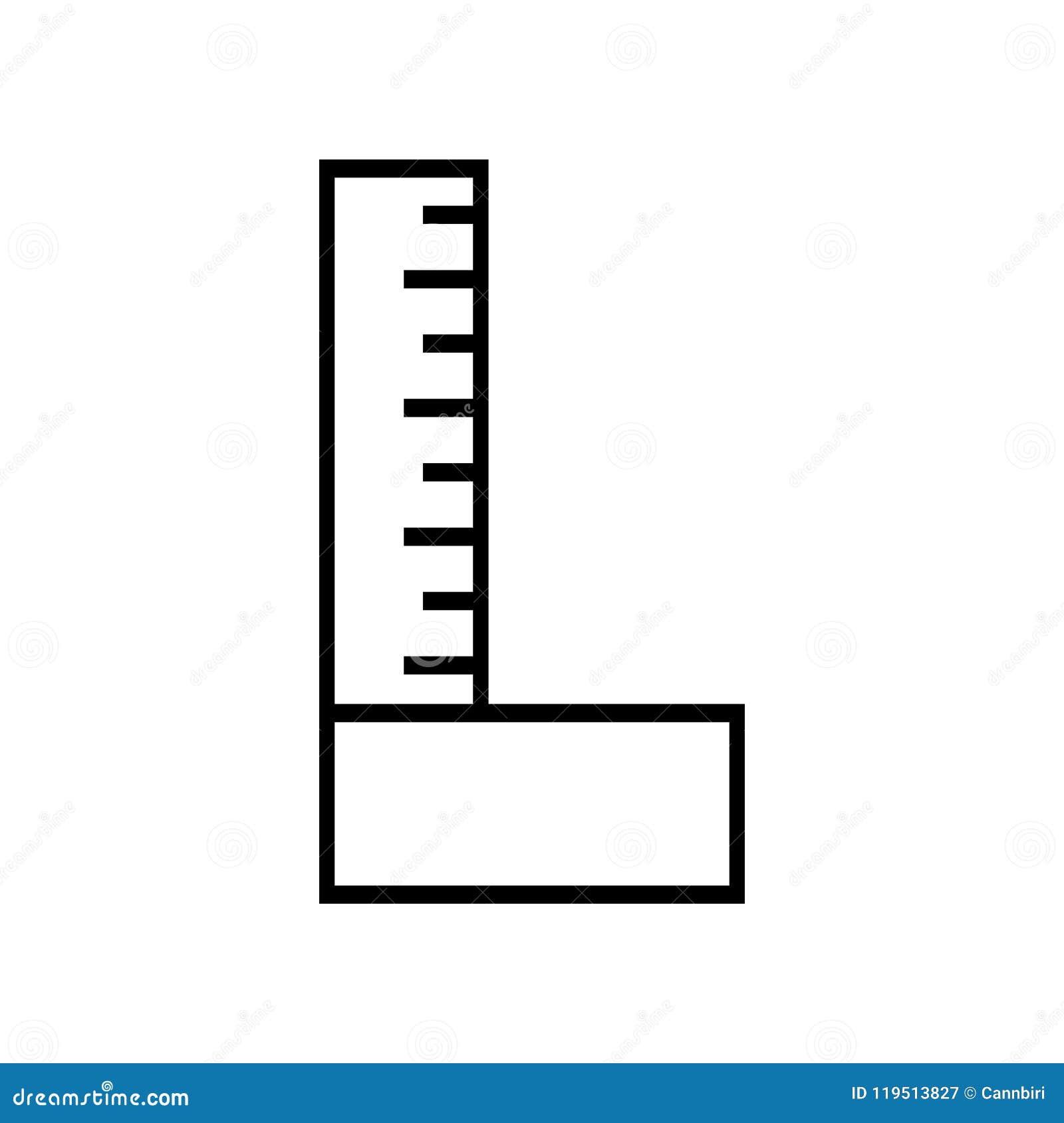 Modern Vector Drawing Draft for the Miter Stock Vector - Illustration ...