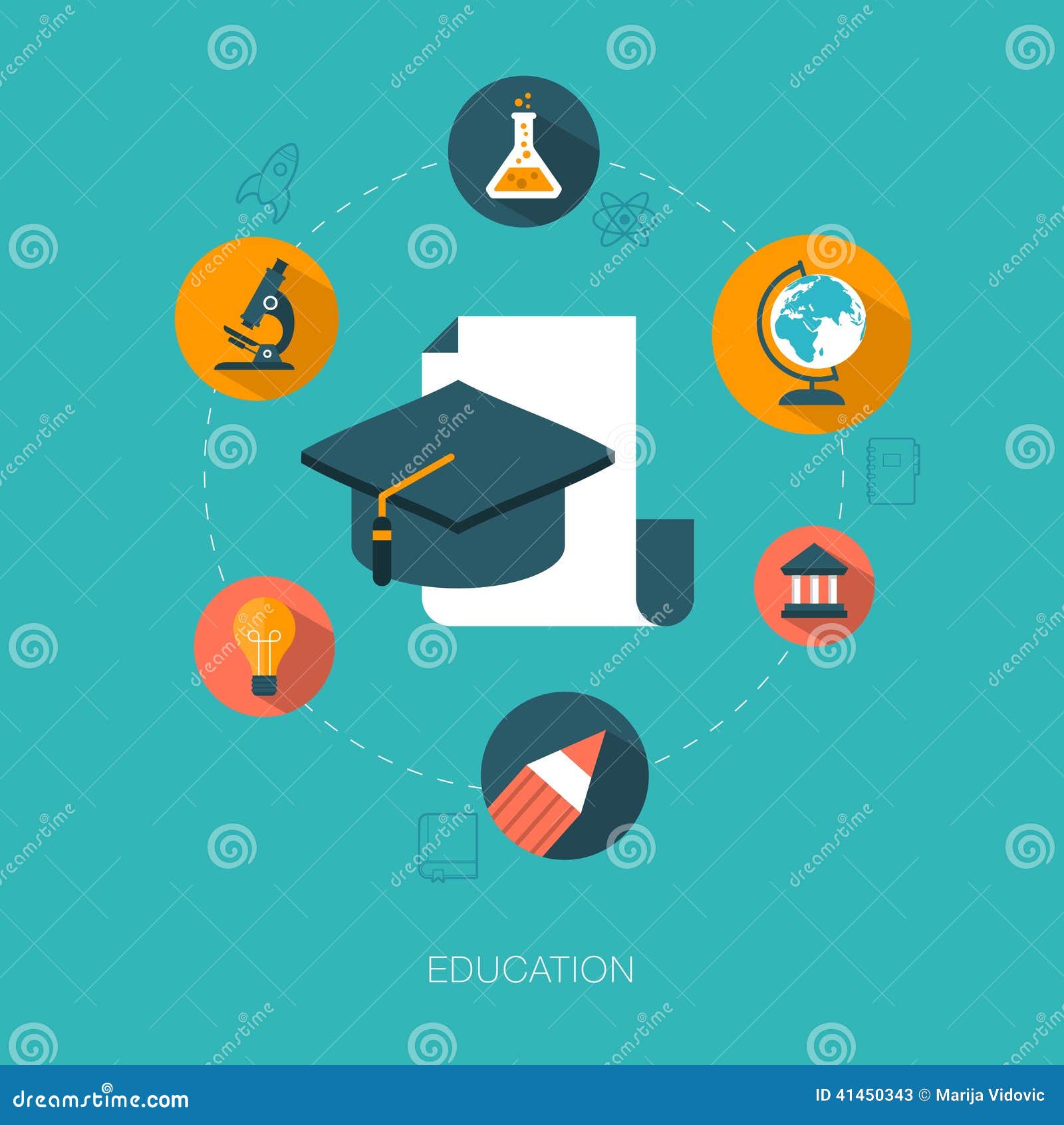 Modern Vector Education Concept Illustration Stock Vector ...