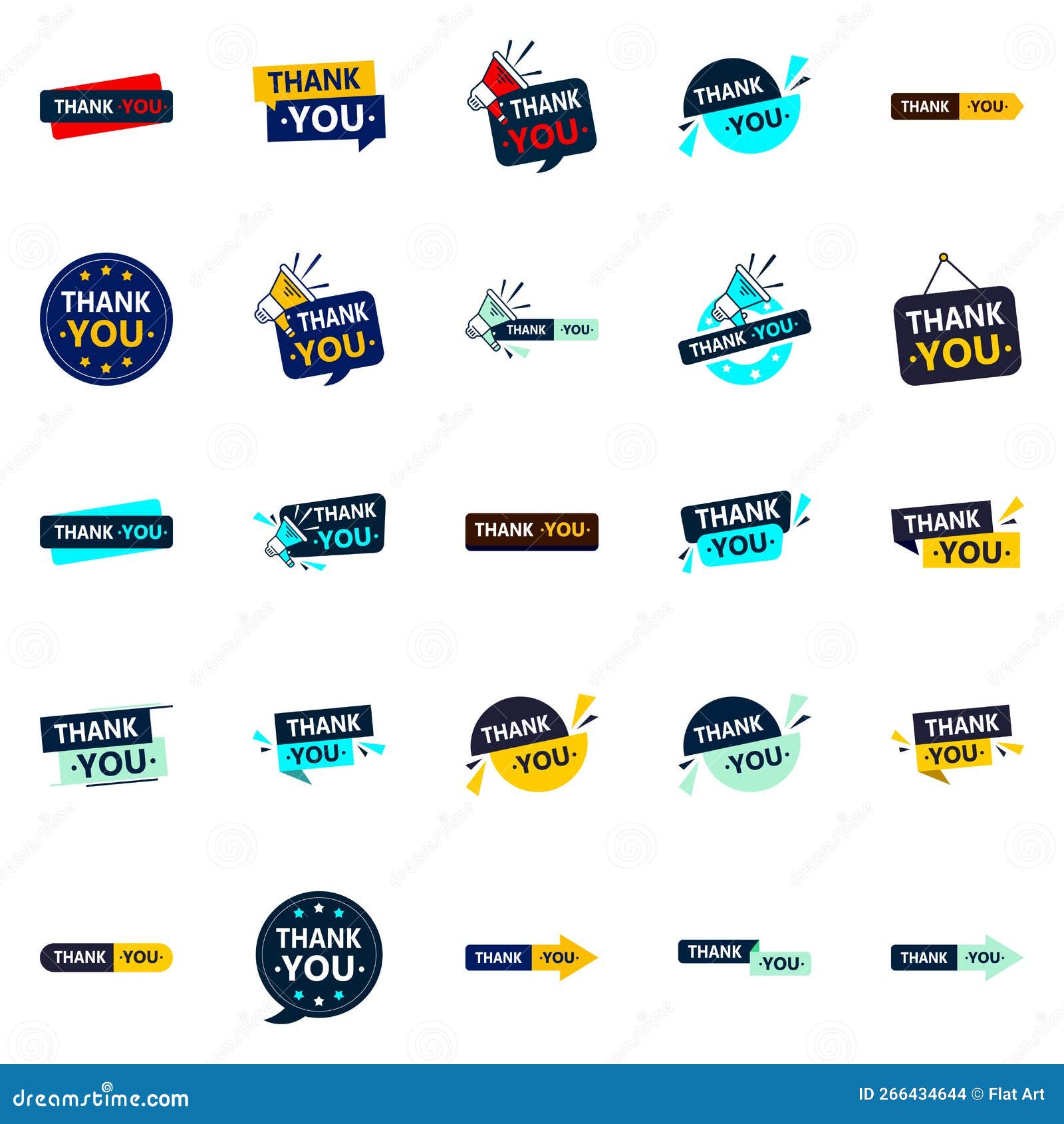 25 Modern Vector Icons To Show Your Appreciation in a Current Way Stock ...