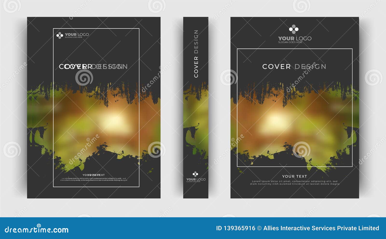 Modern Vector Illustration of Professional Cover Design Layout. Stock ...