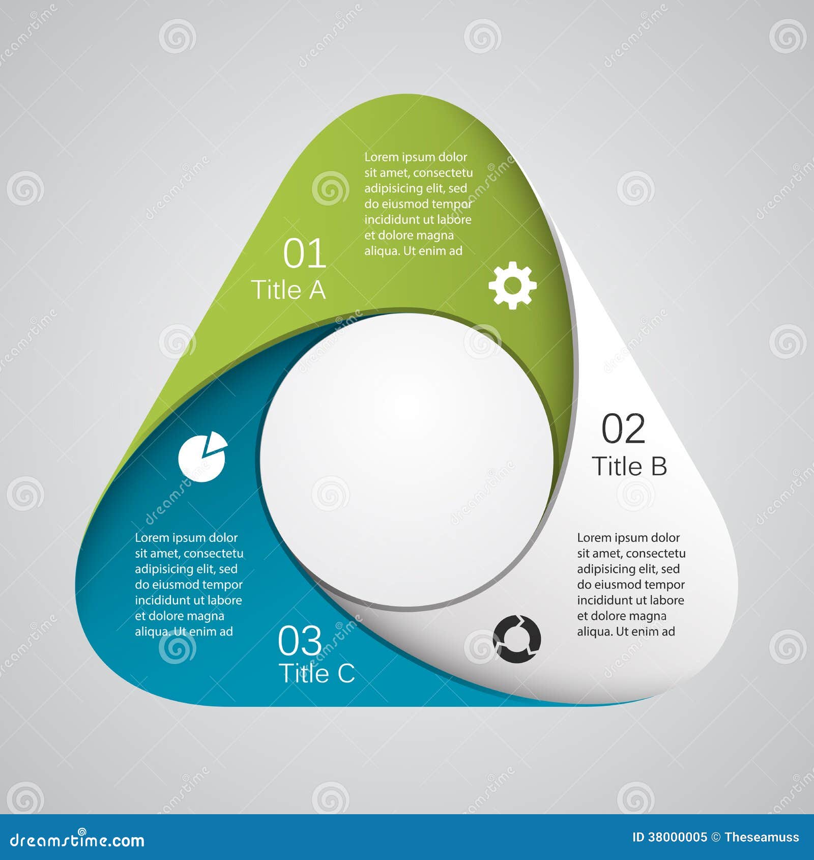 Modern Vector Info Graphic for Business Project Stock Vector ...