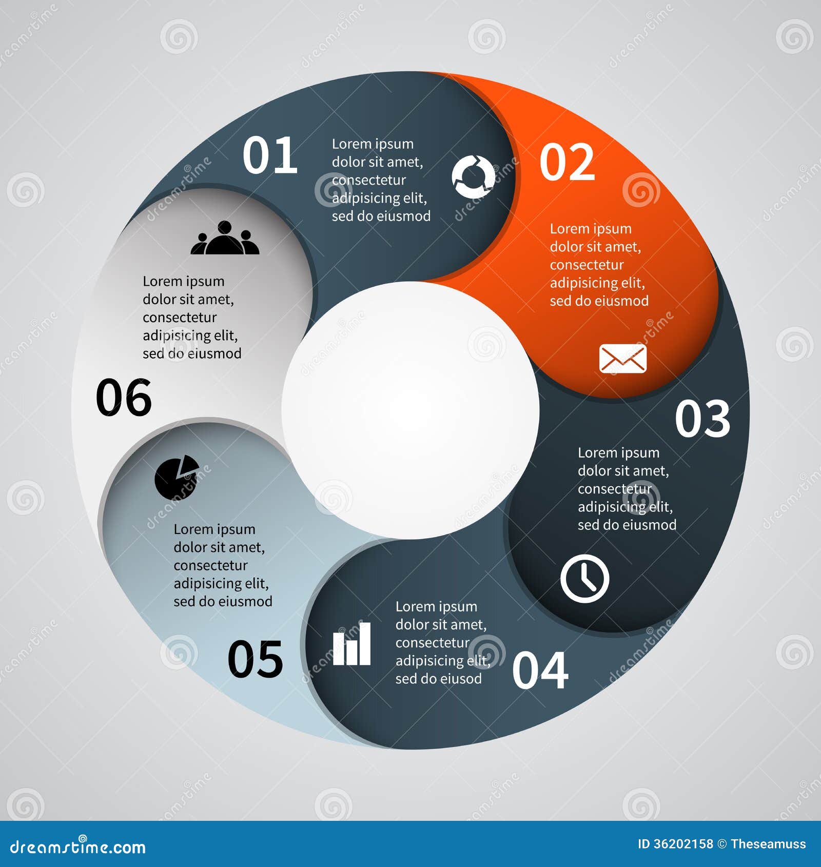 Modern Vector Info Graphic for Business Project Stock Vector ...