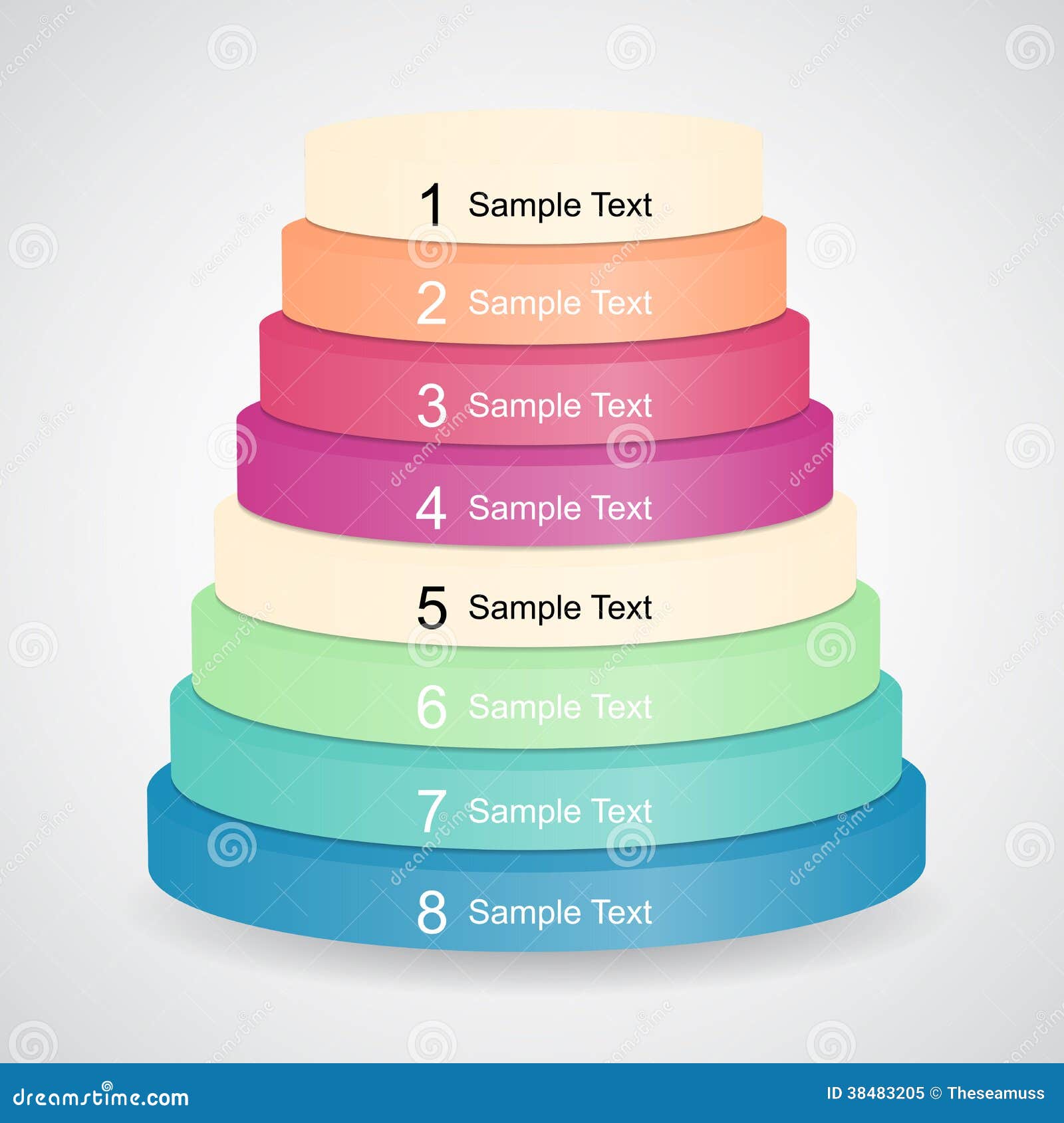 Modern Vector Info Graphic for Business Project Stock Vector ...