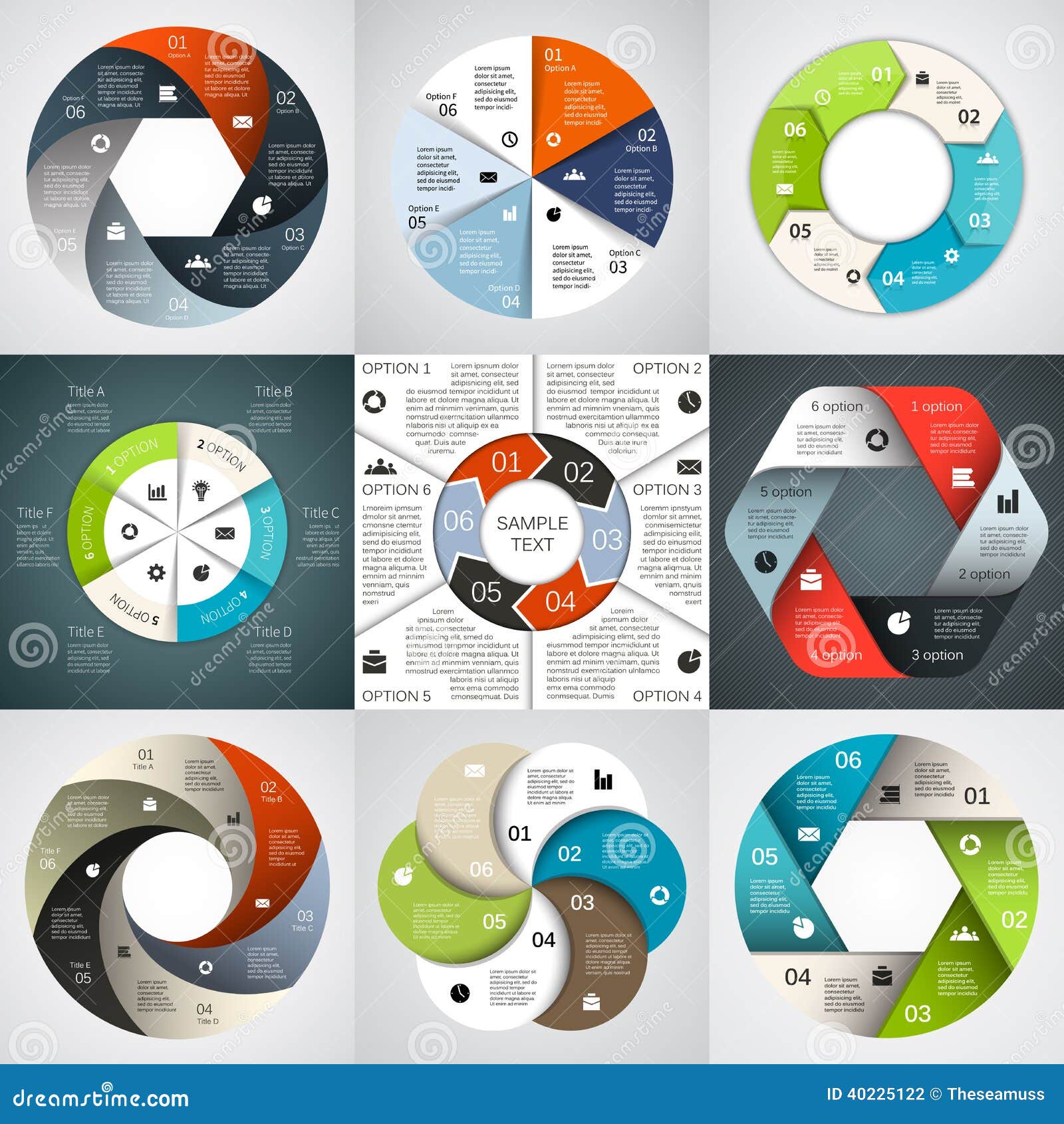 Modern Vector Info Graphic for Business Project Stock Illustration ...