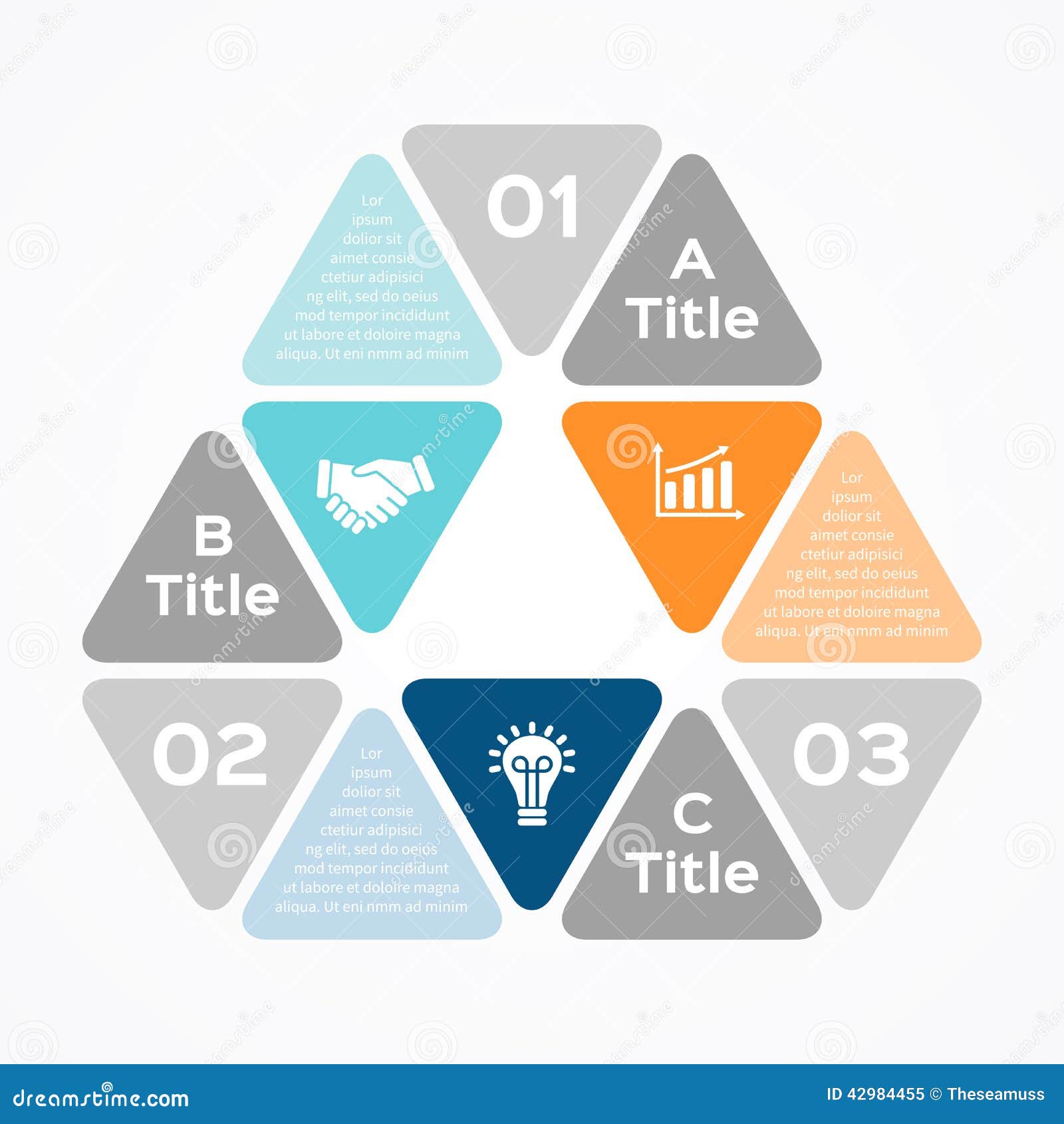 Modern Vector Infographic for Business Project Stock Vector ...