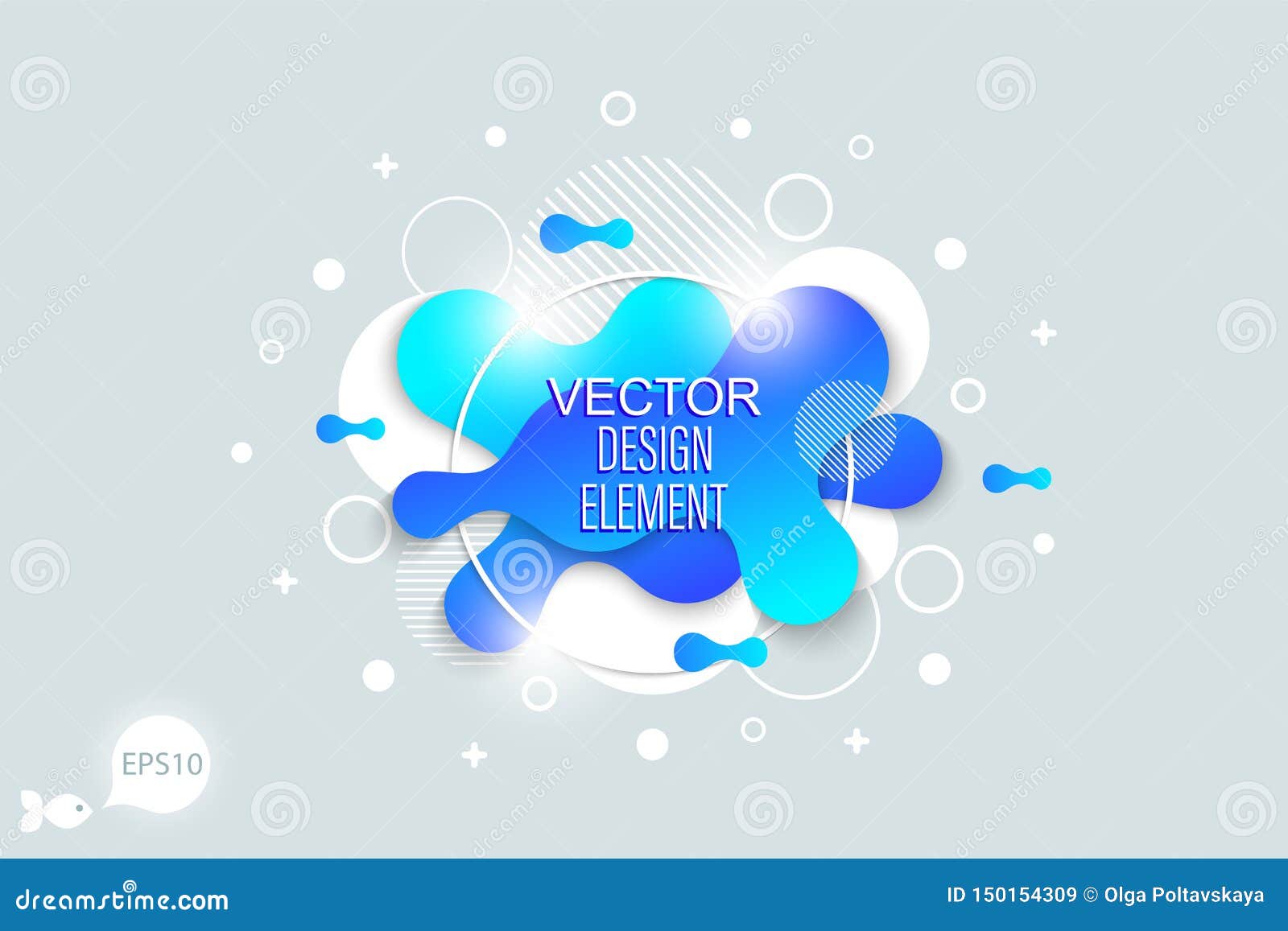 The Modern Vector Liquid Form Design Elements Stock Vector ...
