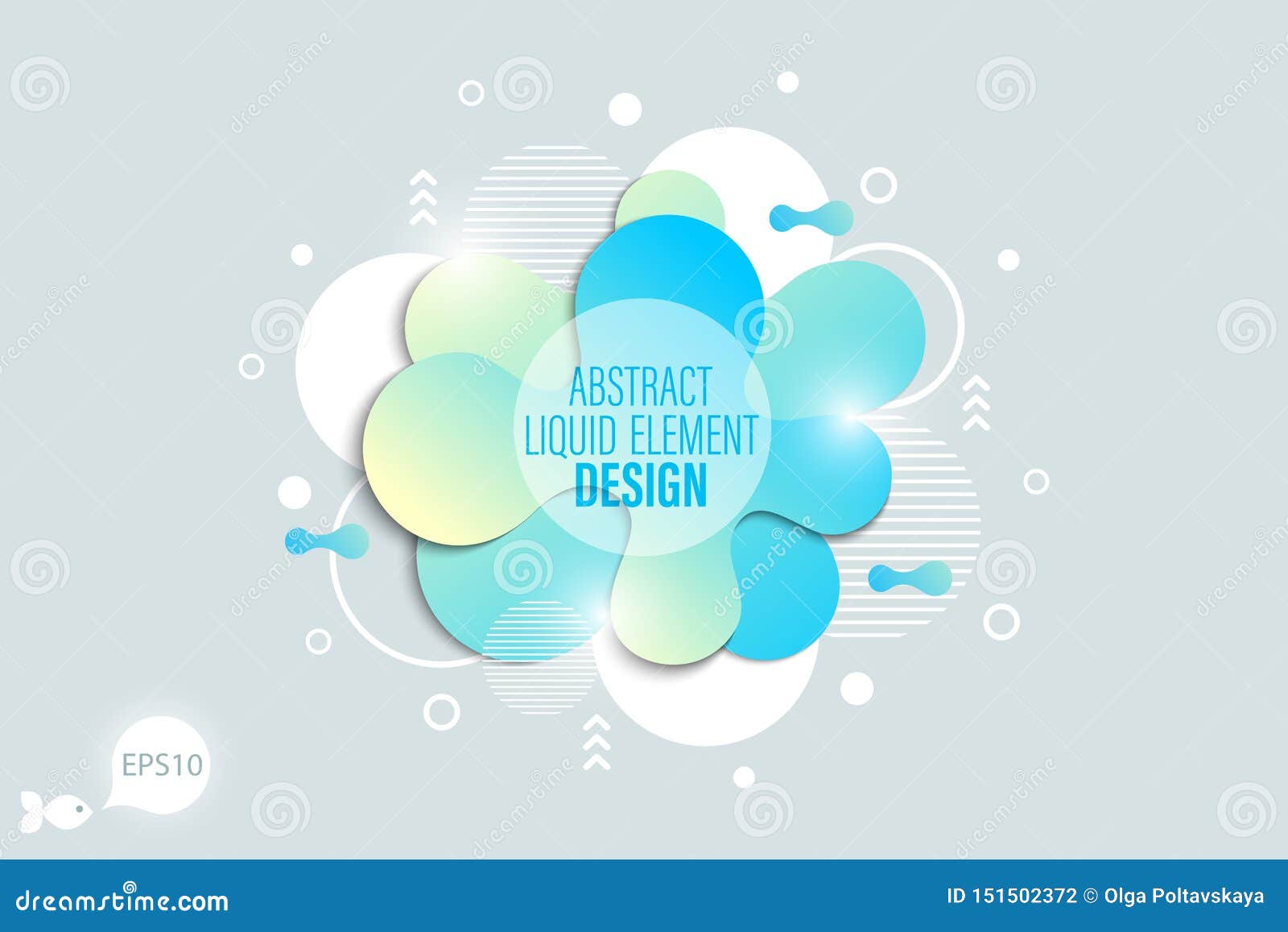 The Modern Vector Liquid Form Design Elements Stock Vector ...