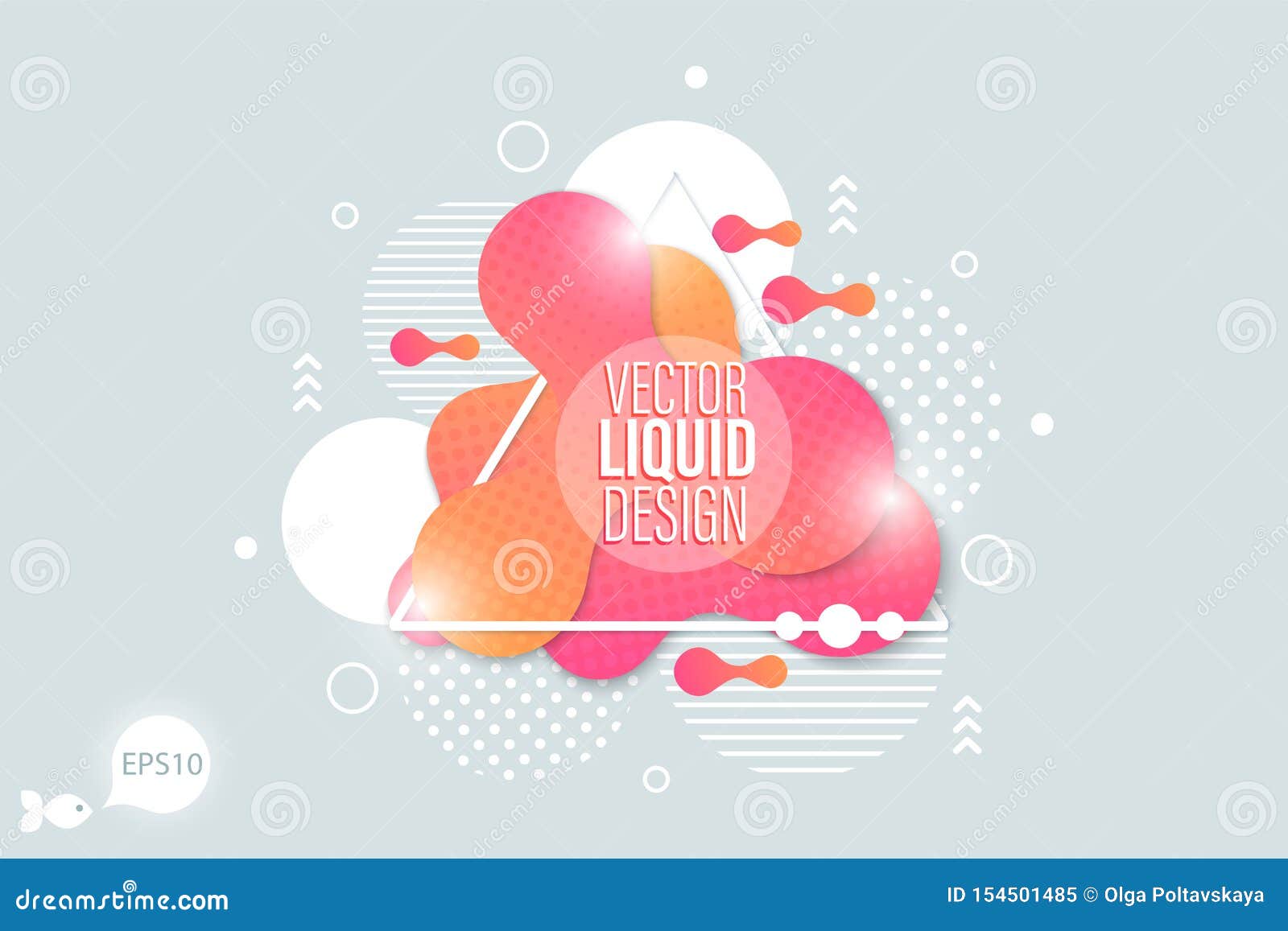The Modern Vector Liquid Form Design Elements Stock Vector ...