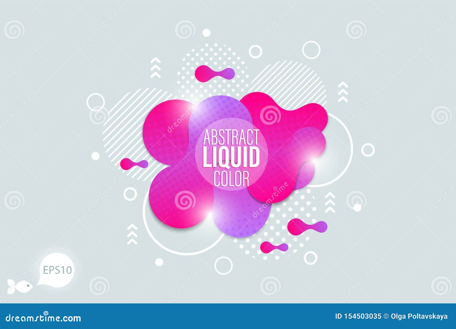 The Modern Vector Liquid Form Design Elements Stock Vector ...