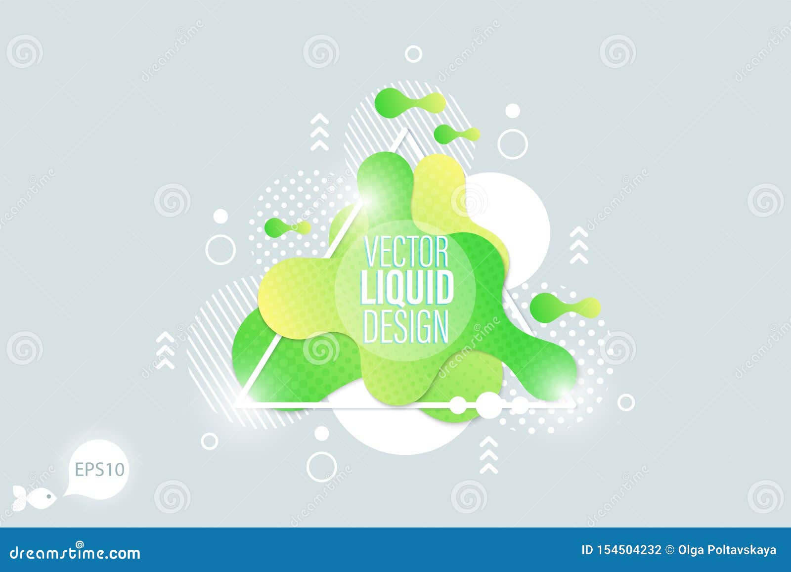 The Modern Vector Liquid Form Design Elements Stock Vector ...