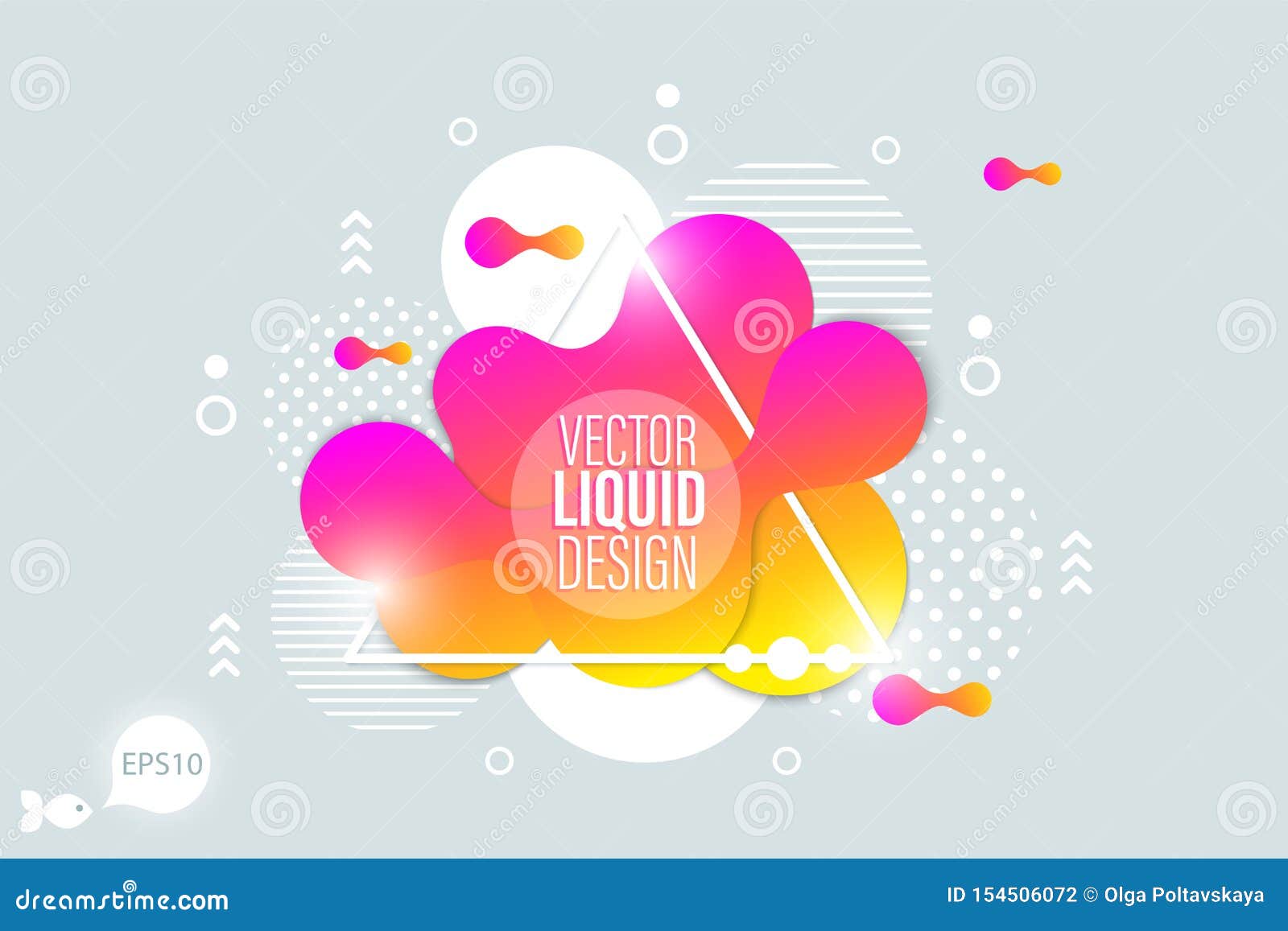 The Modern Vector Liquid Form Design Elements Stock Vector ...