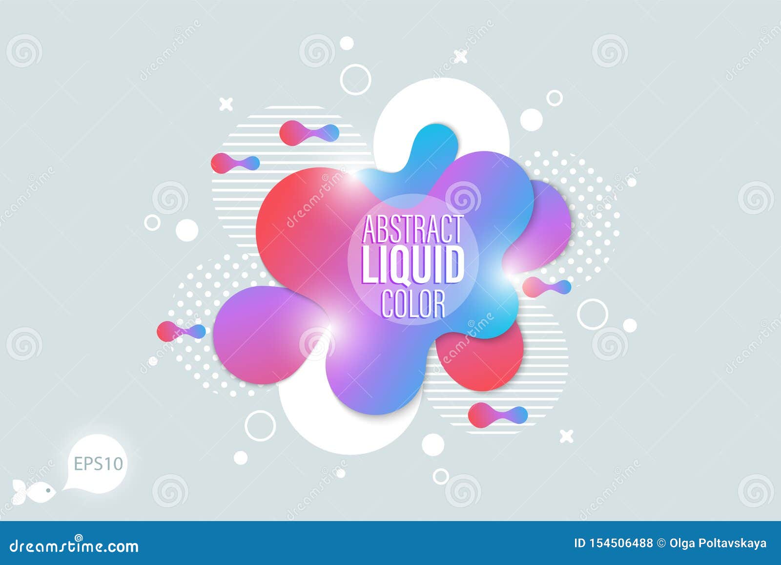 The Modern Vector Liquid Form Design Elements Stock Vector ...
