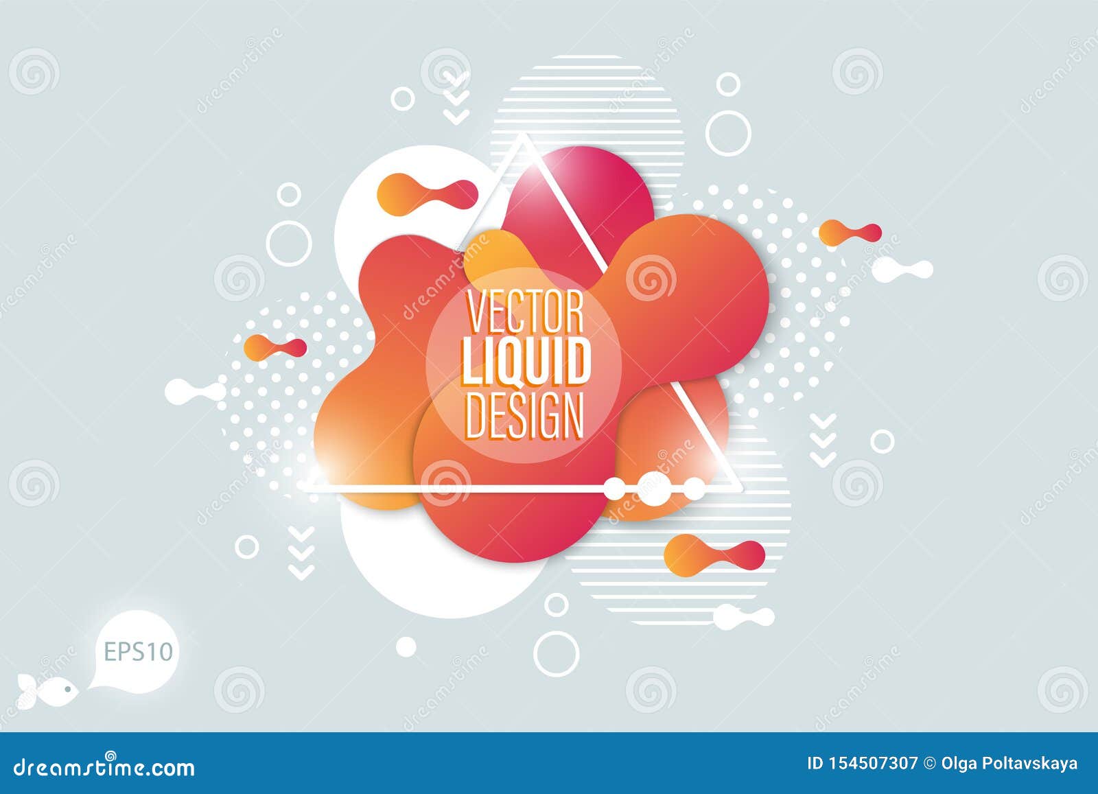 The Modern Vector Liquid Form Design Elements Stock Vector ...