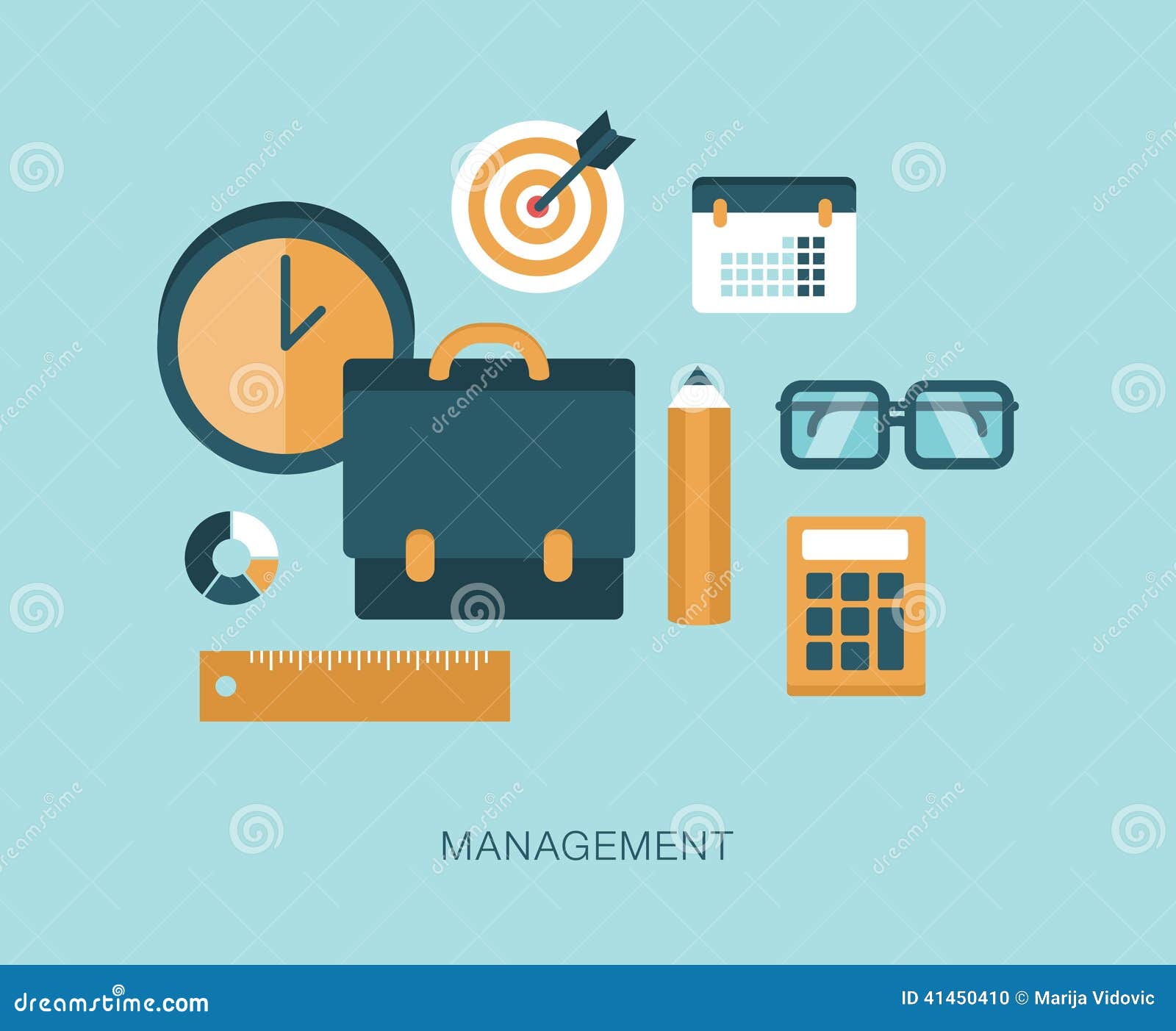 Modern Vector Management Concept Illustration Stock Vector ...