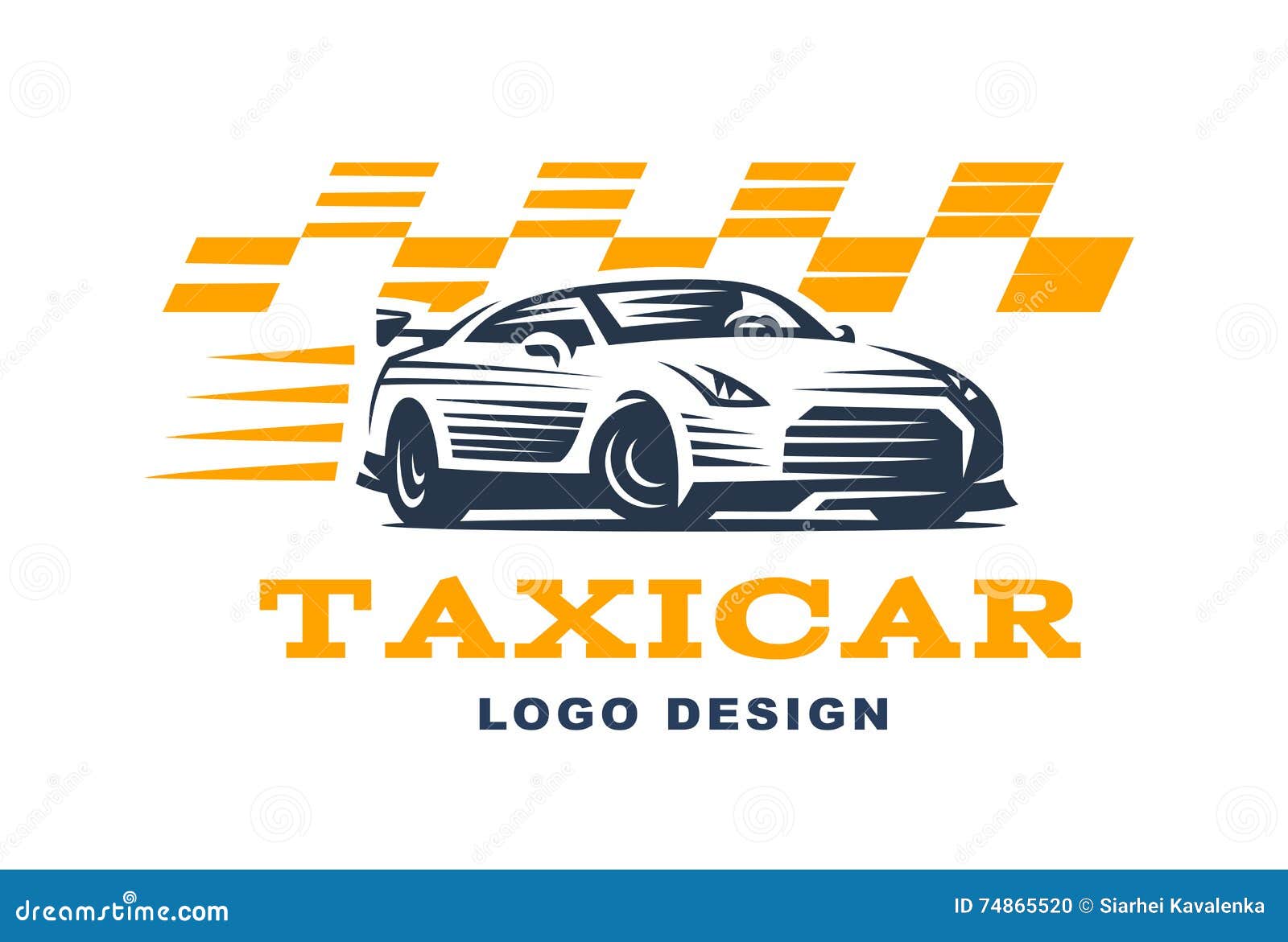 Modern Vector Taxi Cab Logo for Company. Stock Vector - Illustration of ...