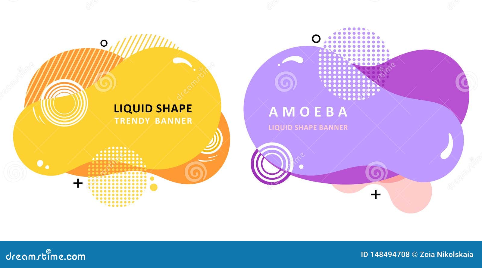 Plasma Cartoon Origami Concept. Mosaic Amoeba Design. Abstract Colorful ...