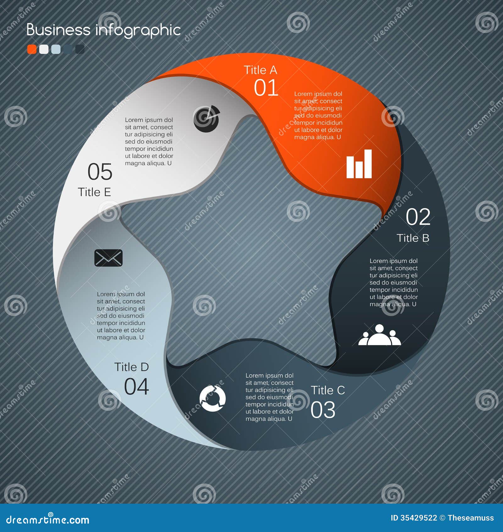 Modern Vector Template for Your Business Project Stock Vector ...