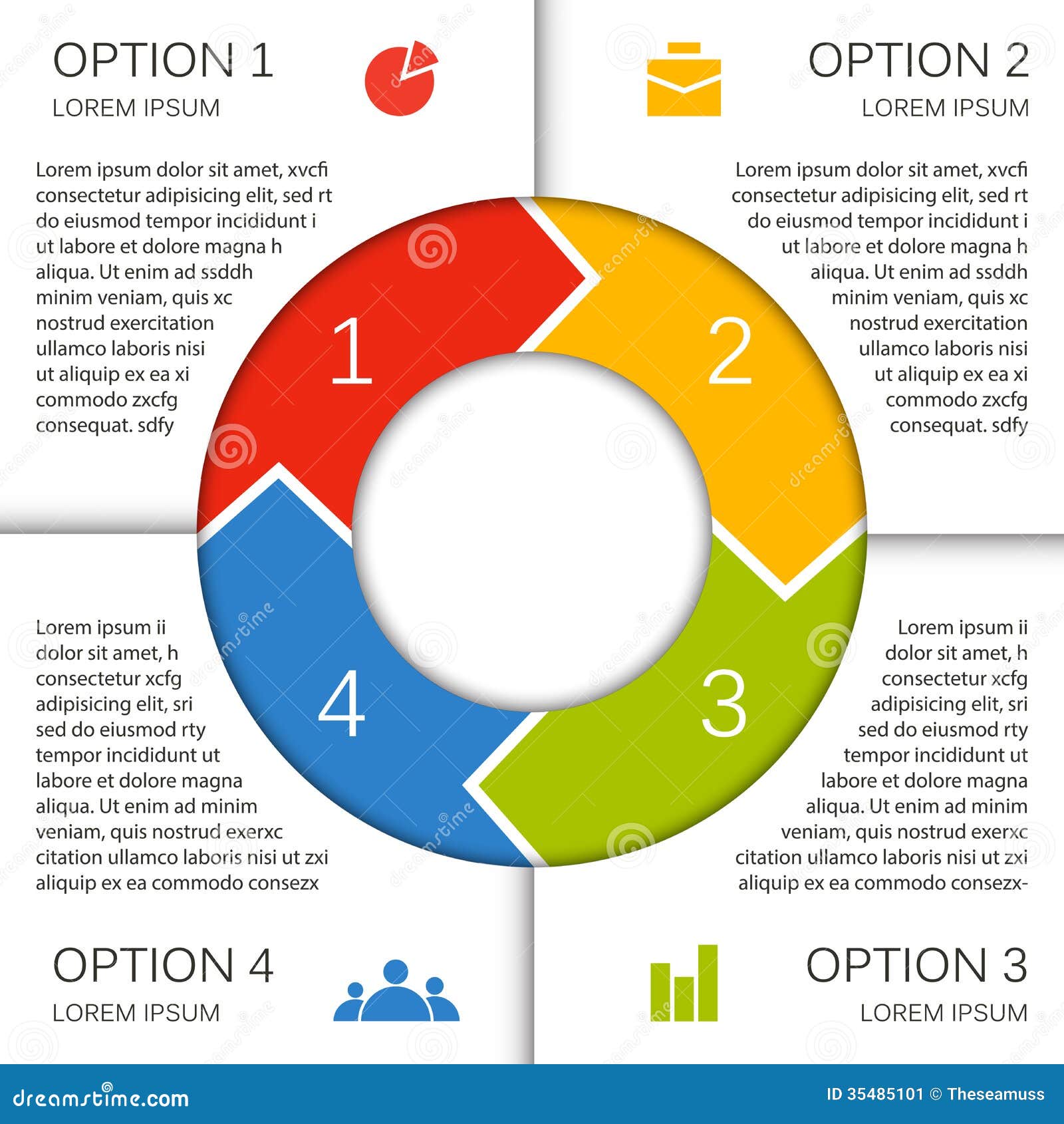 Modern Vector Template for Your Business Project Stock Vector ...