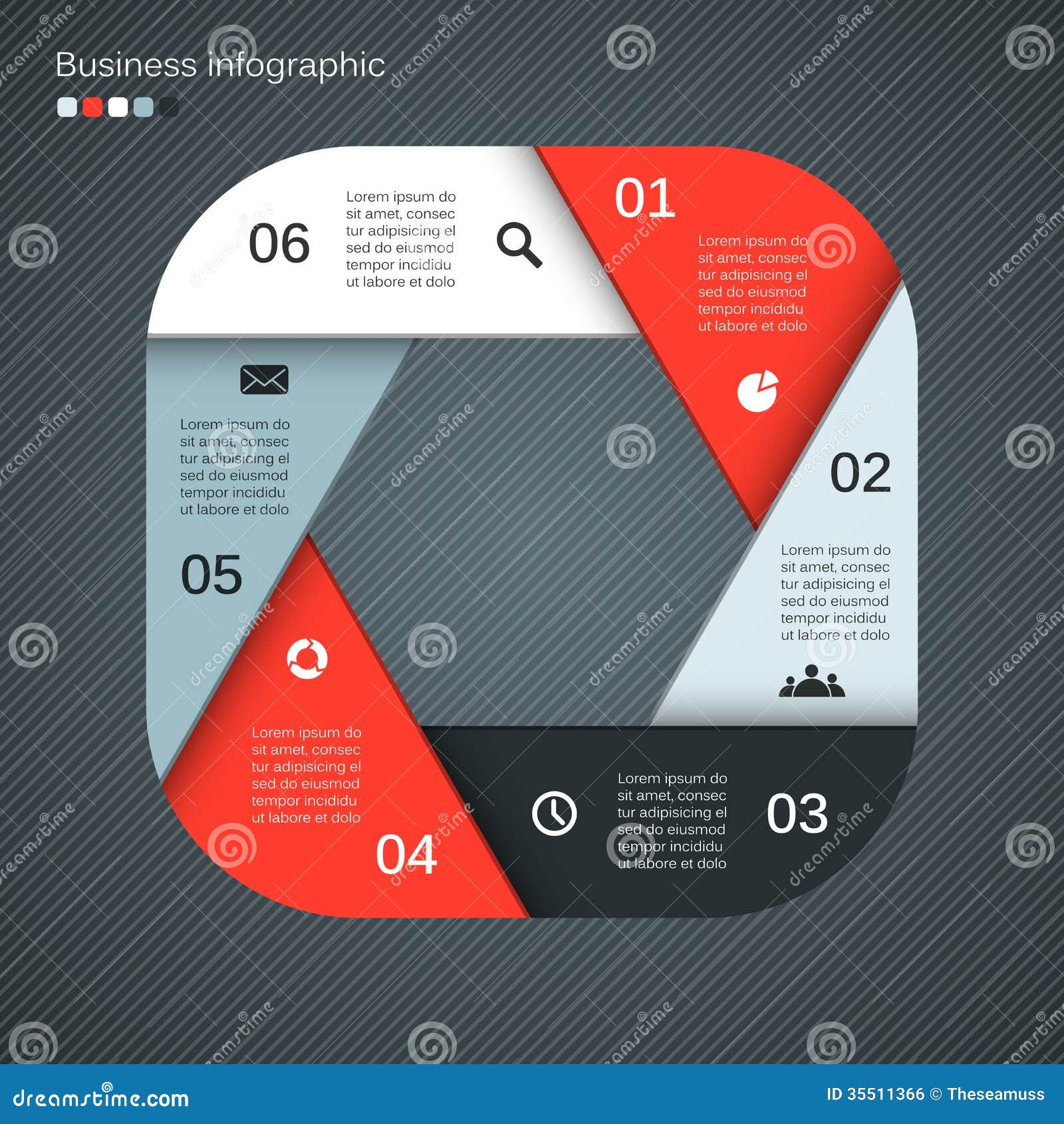 Modern Vector Template for Your Business Project Stock Vector ...