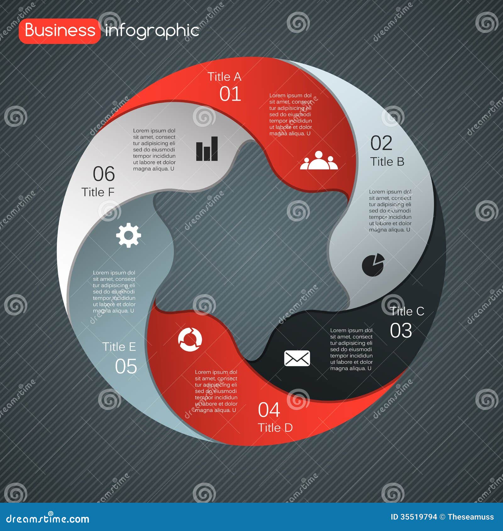 Modern Vector Template for Your Business Project Stock Vector ...