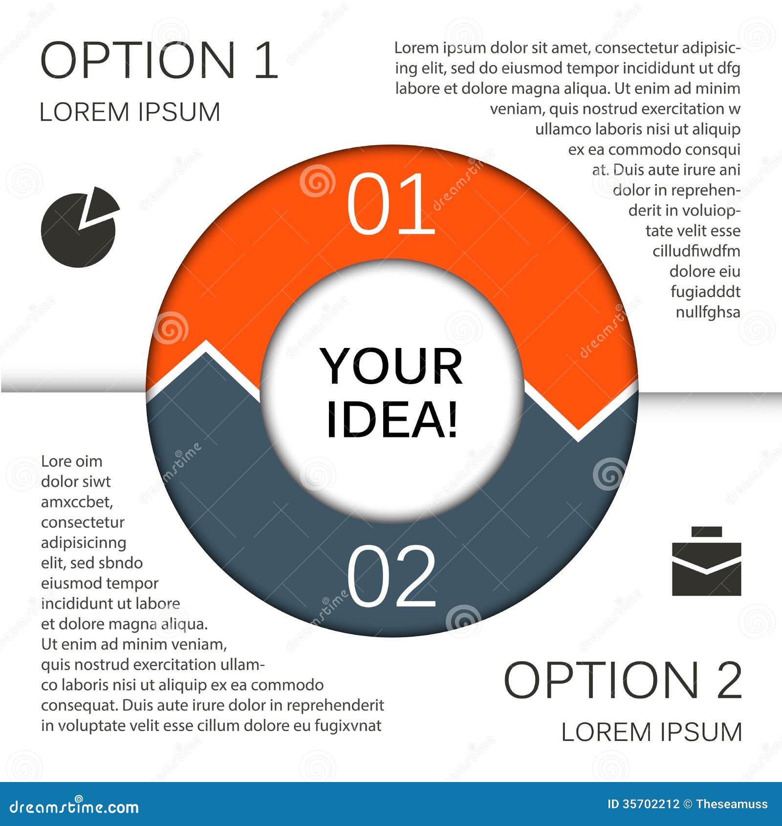 Modern Vector Template for Your Business Project Stock Vector ...