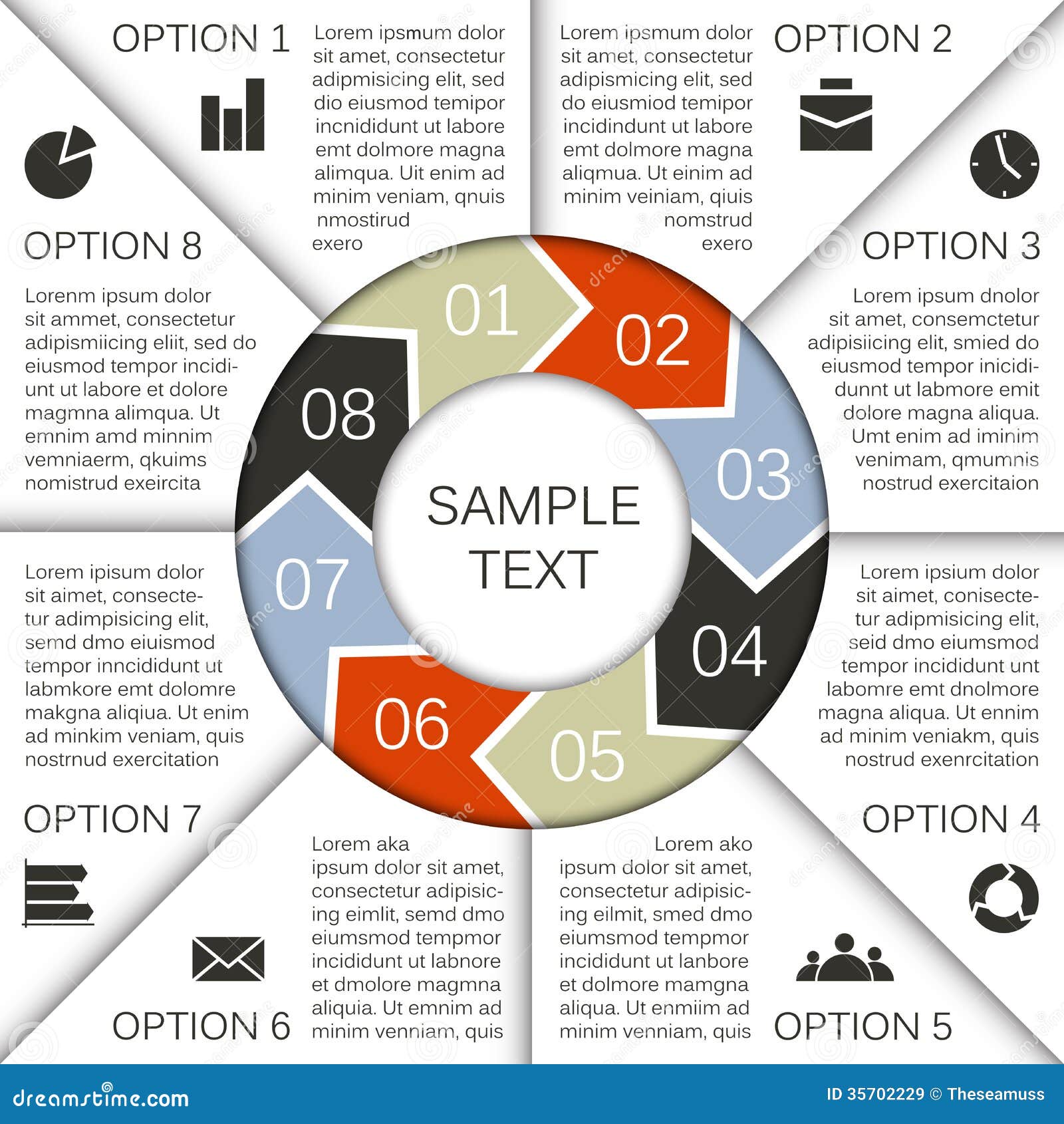 Modern Vector Template for Your Business Project Stock Vector ...