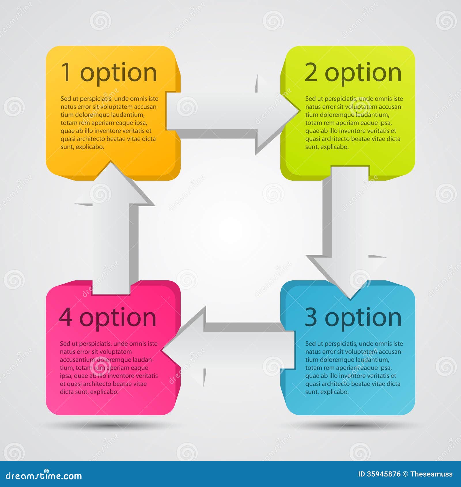 Modern Vector Template for Your Business Project Stock Vector ...