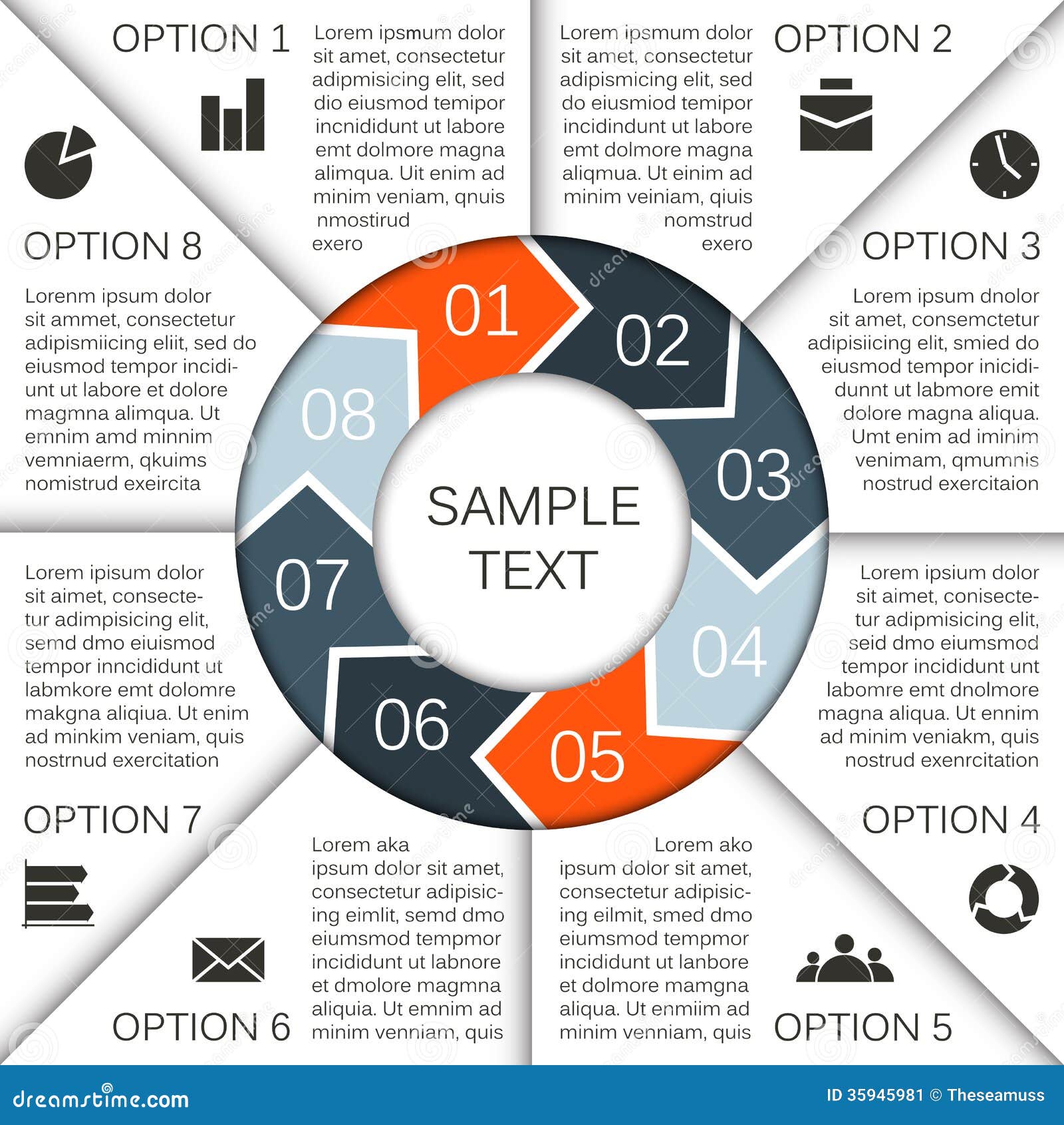 Modern Vector Template for Your Business Project Stock Vector ...