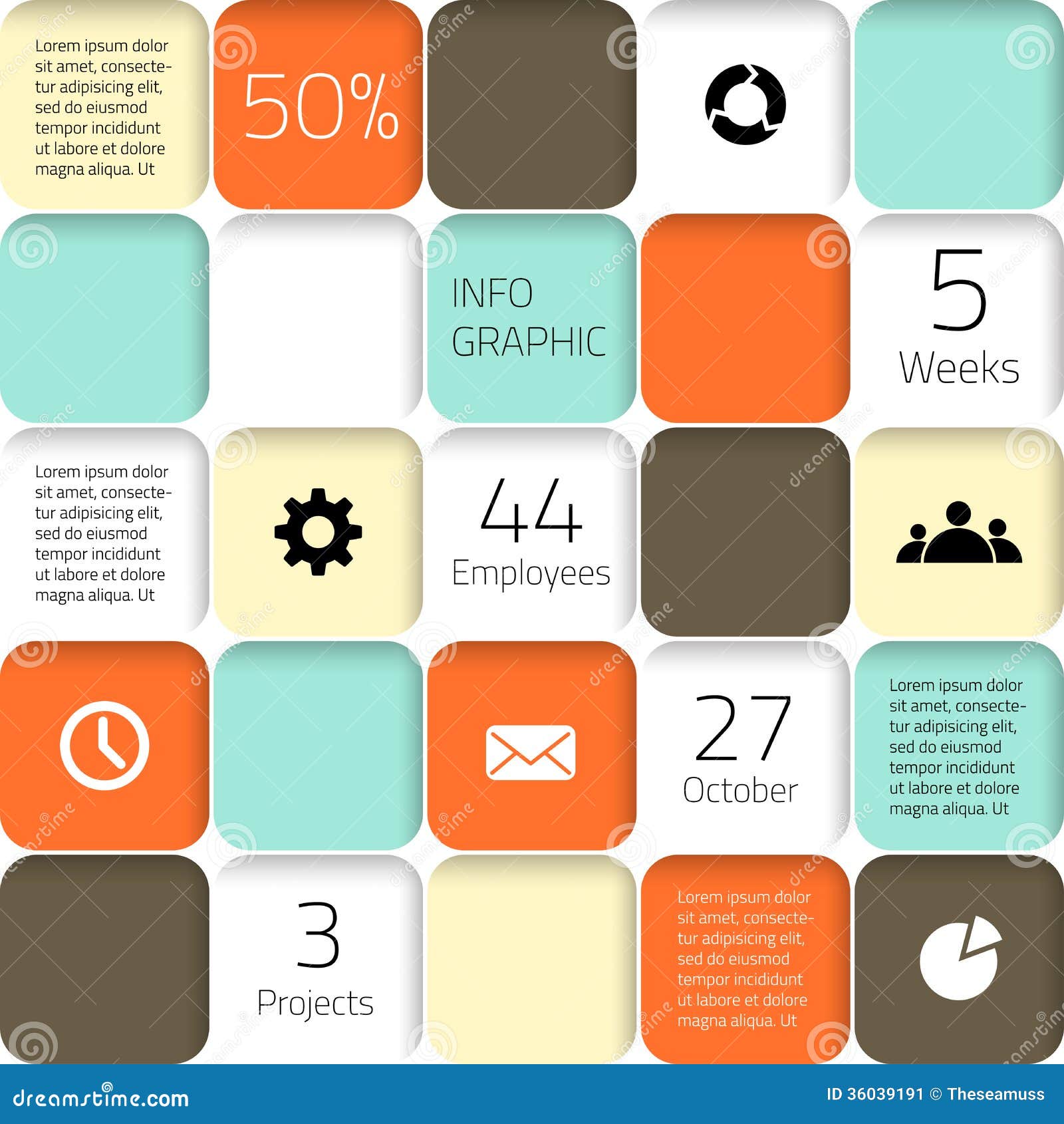 Modern Vector Template for Your Business Project Stock Vector ...