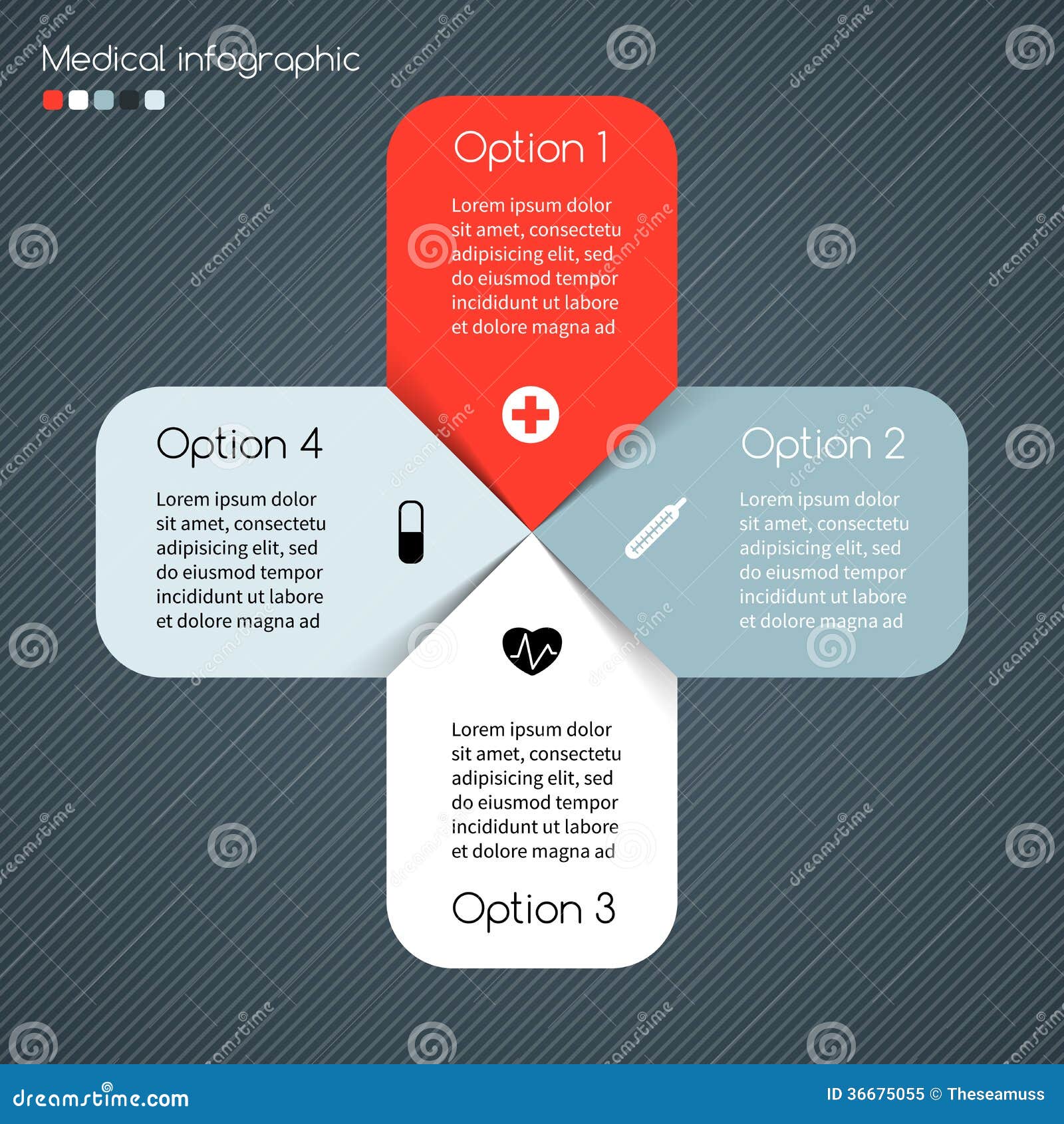Modern Vector Template for Your Medical Project Stock Vector ...