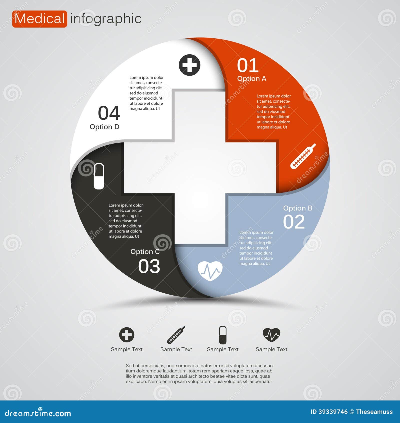 Modern Vector Template for Your Medical Project Stock Vector ...