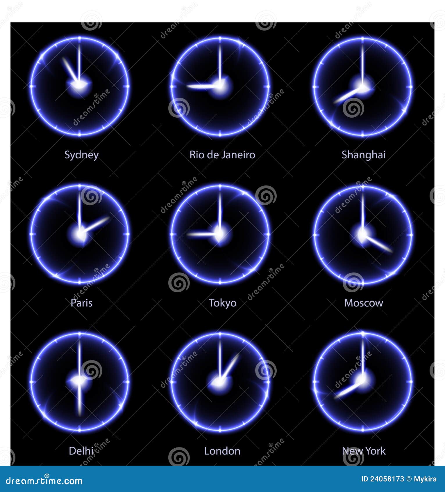 Vector Time Line With 5 Steps. Timeline Infographic With Icons A ...