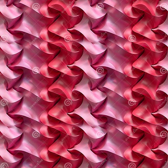 Modern Versatile Minimalist Artistic Seamless 3d Red Pink Pattern Stock ...