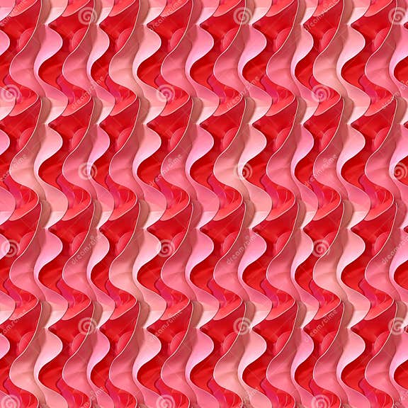 Modern Versatile Minimalist Artistic Seamless 3d Red Pink Pattern Stock ...