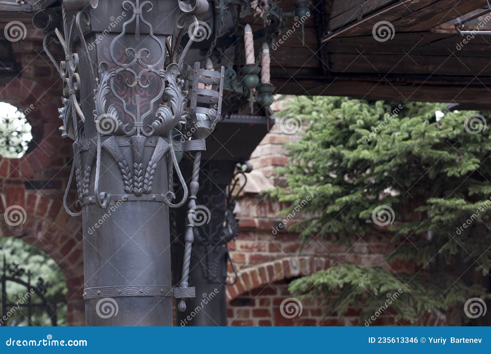 A Modern Version of the Torch, Made in the Gothic Style. Light instead ...