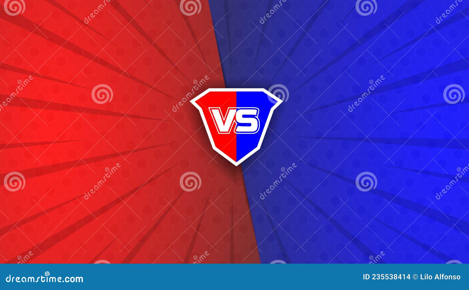 Modern Versus Battle Background. Vs Battle Headline With Lightning Bolt ...