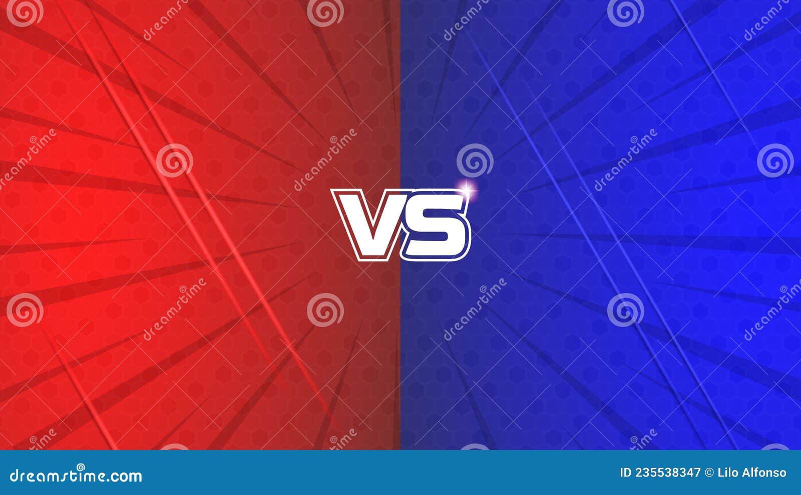 Modern Versus Battle Background. Vs Battle Headline With Lightning Bolt ...