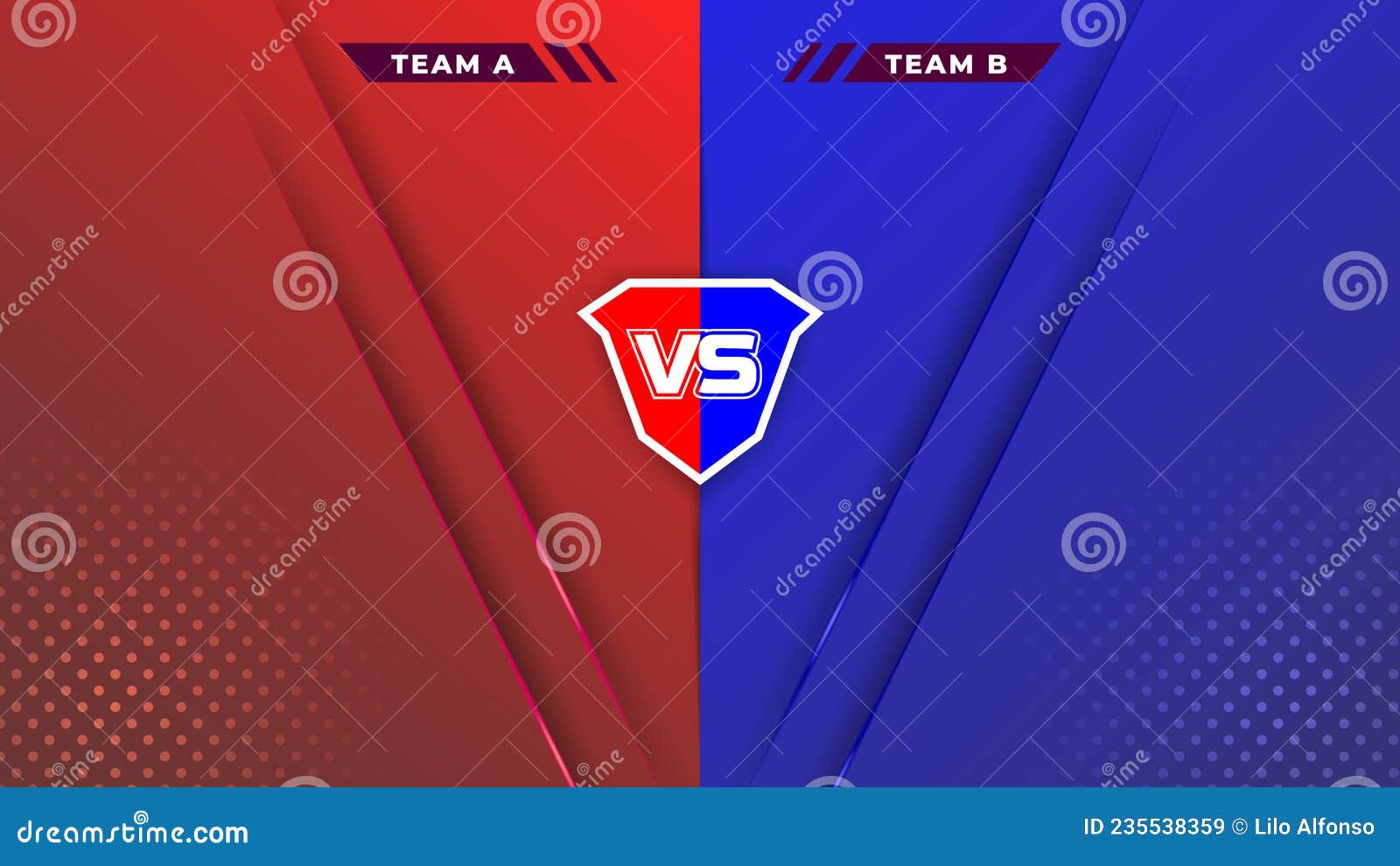 Modern Versus Battle Background. Vs Battle Headline With Lightning Bolt ...