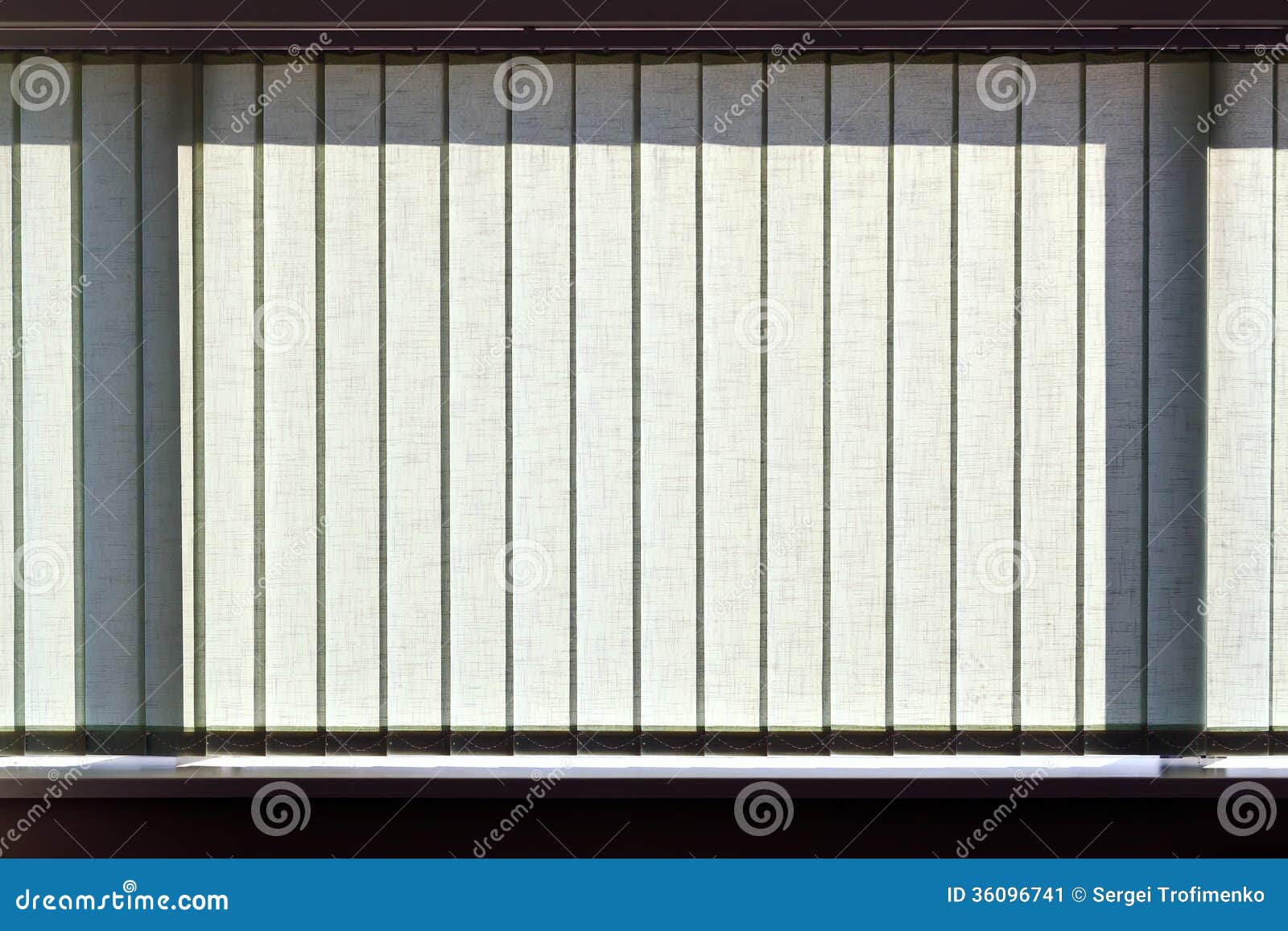 Modern Vertical Blinds on the Window Stock Image - Image of textural ...