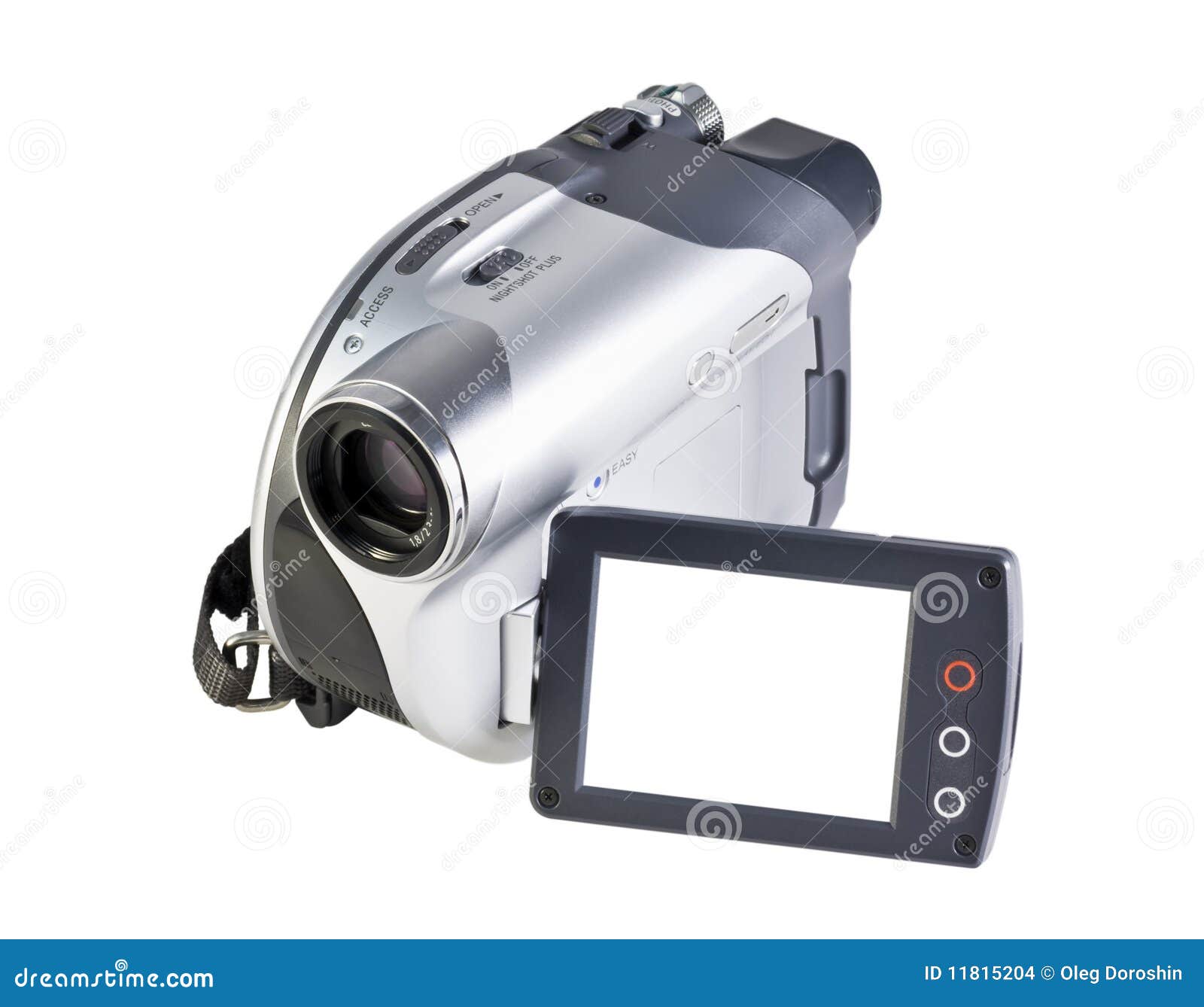 Modern video camera stock photo. Image of included, glass - 11815204