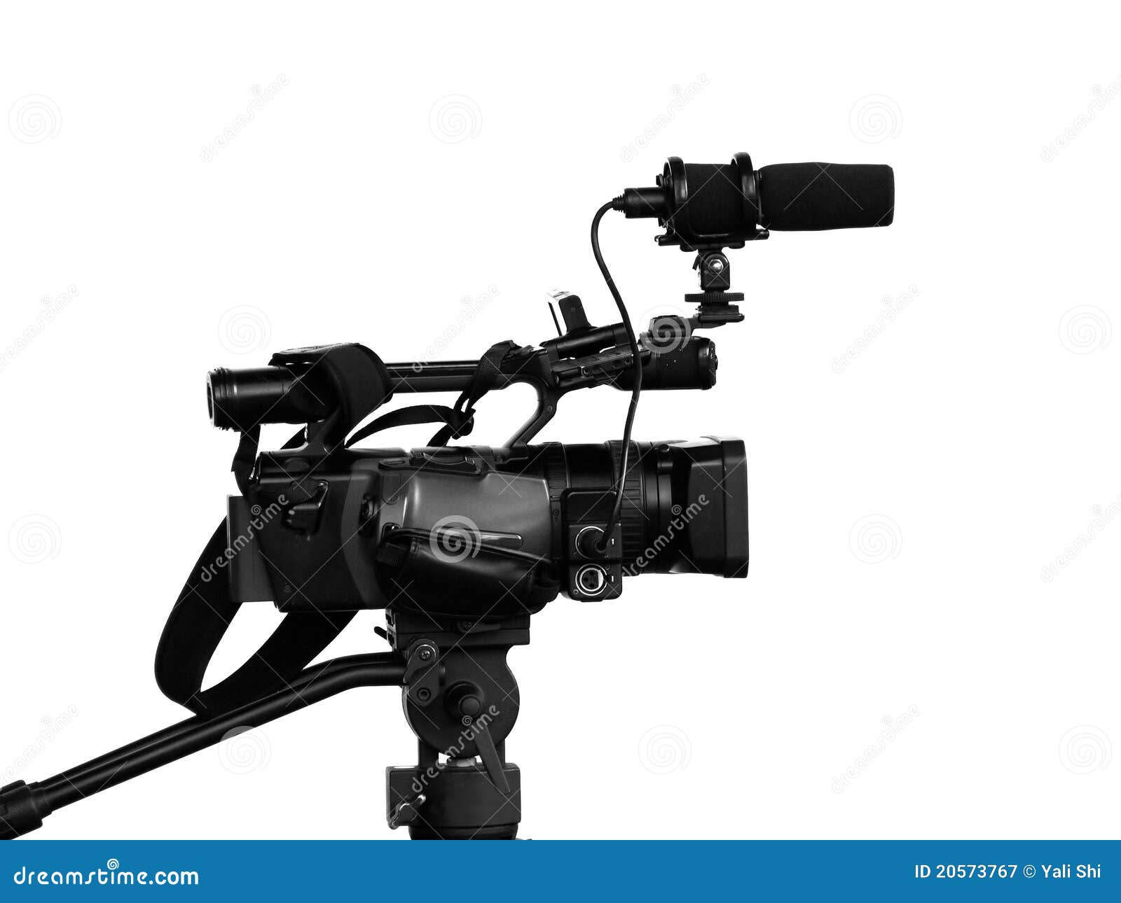 Modern Video Camera stock image. Image of buttons, filming - 20573767
