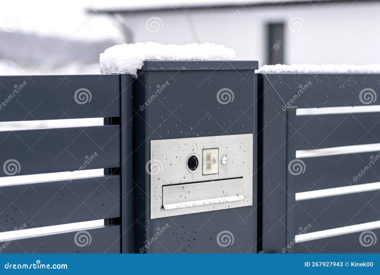 A Modern Videophone with a Letterbox and a Wireless Card Reader ...