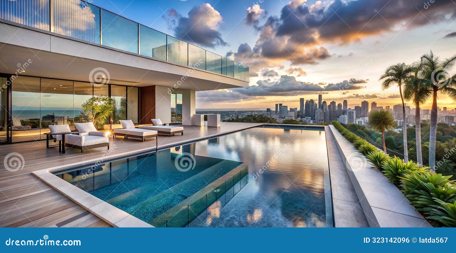 Modern Villa with a Private Rooftop Infinity Pool Overlooking the Miami ...